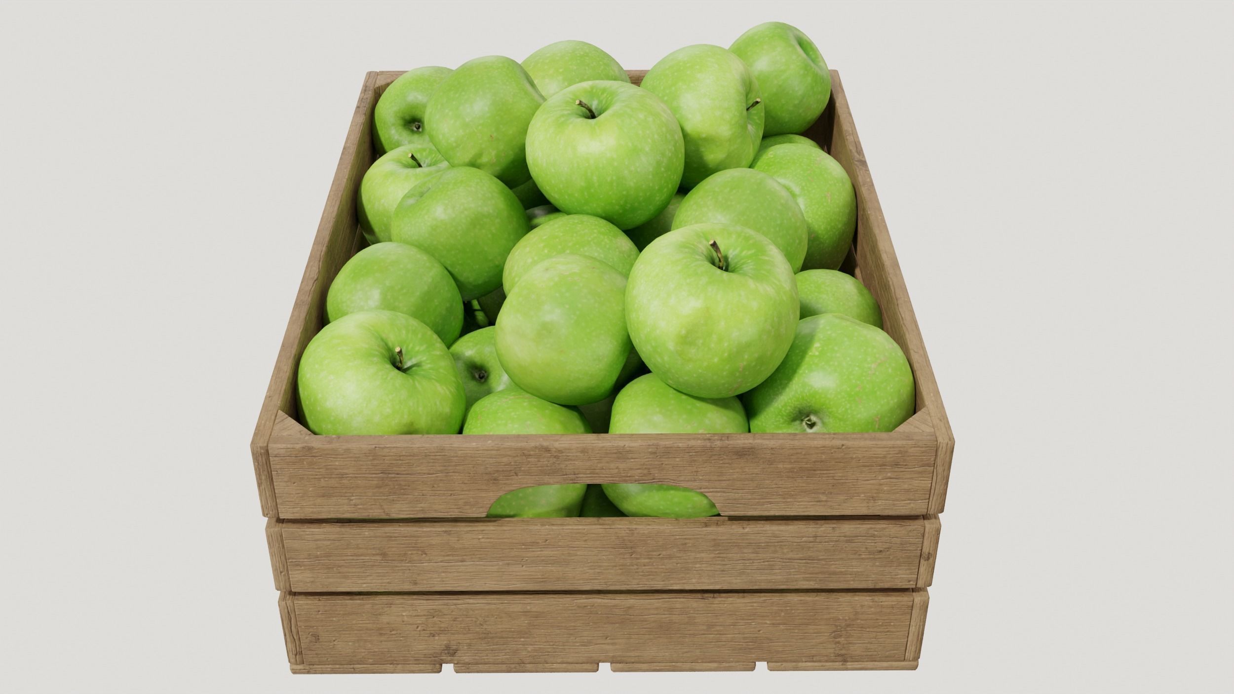 apple crates 3D model | CGTrader