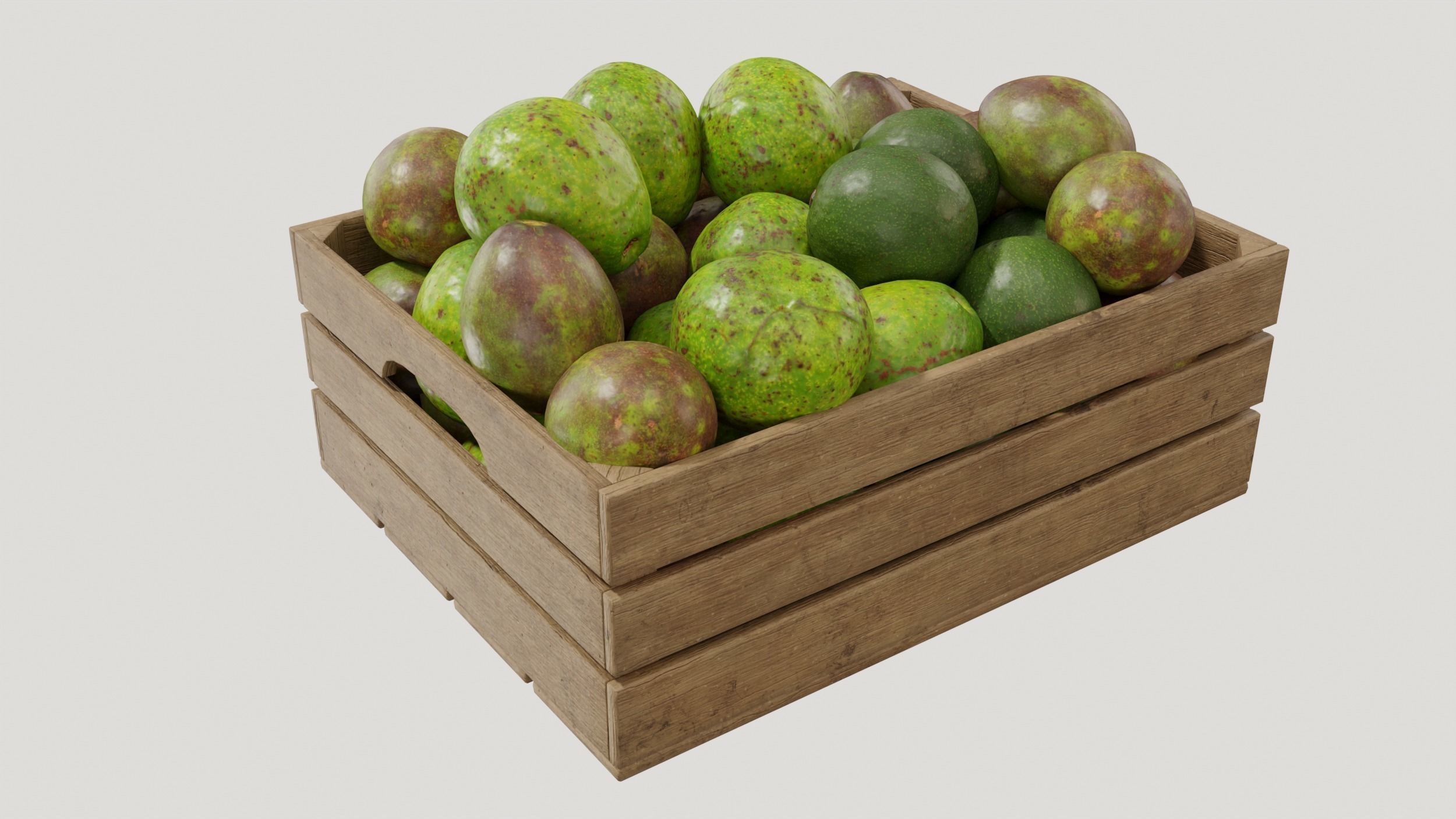avocado crates 3D model | CGTrader