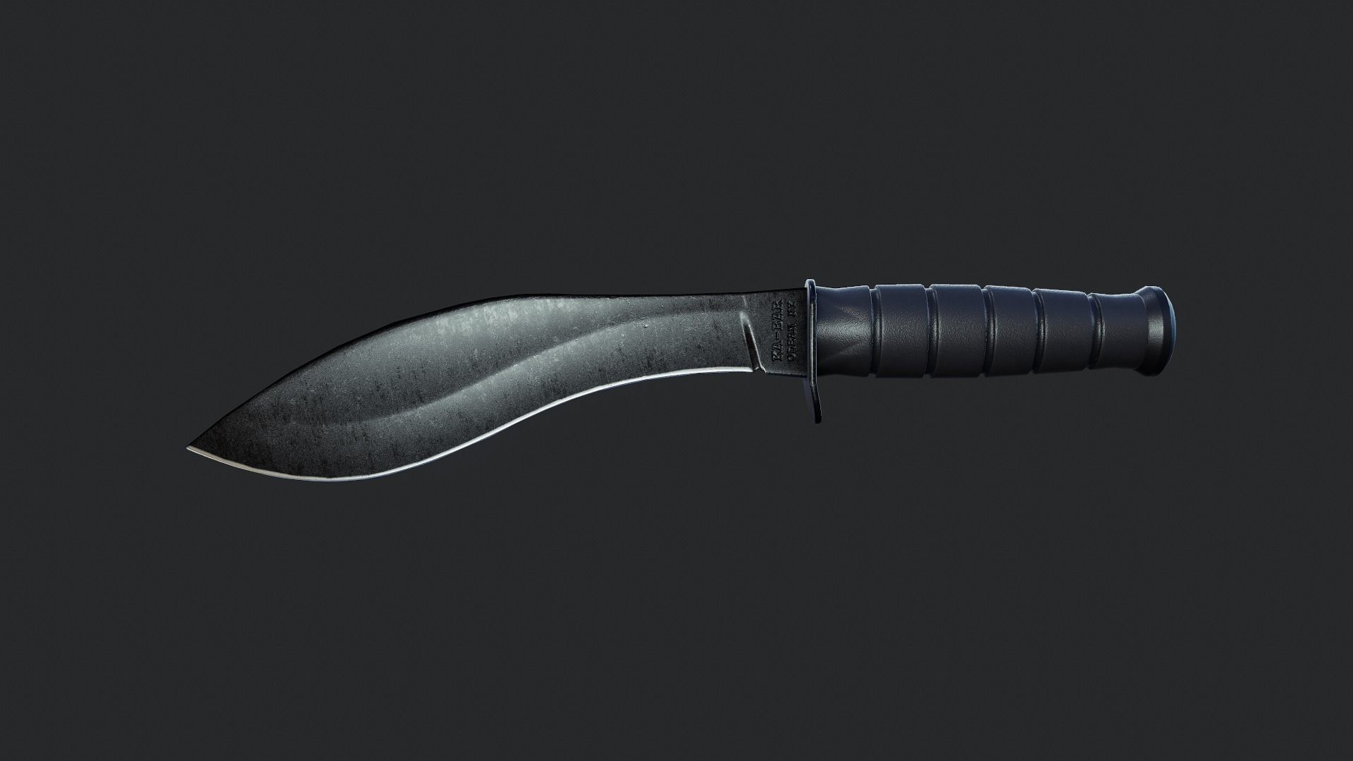 3D model Kukri Knife - Tutorial Included VR / AR / low-poly | CGTrader