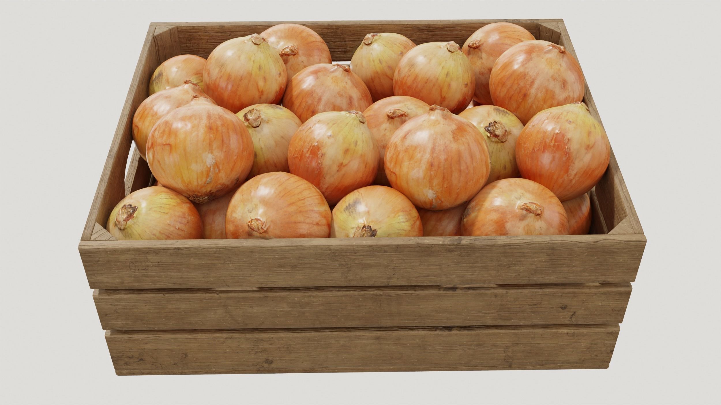 Onion Crates 3D model | CGTrader