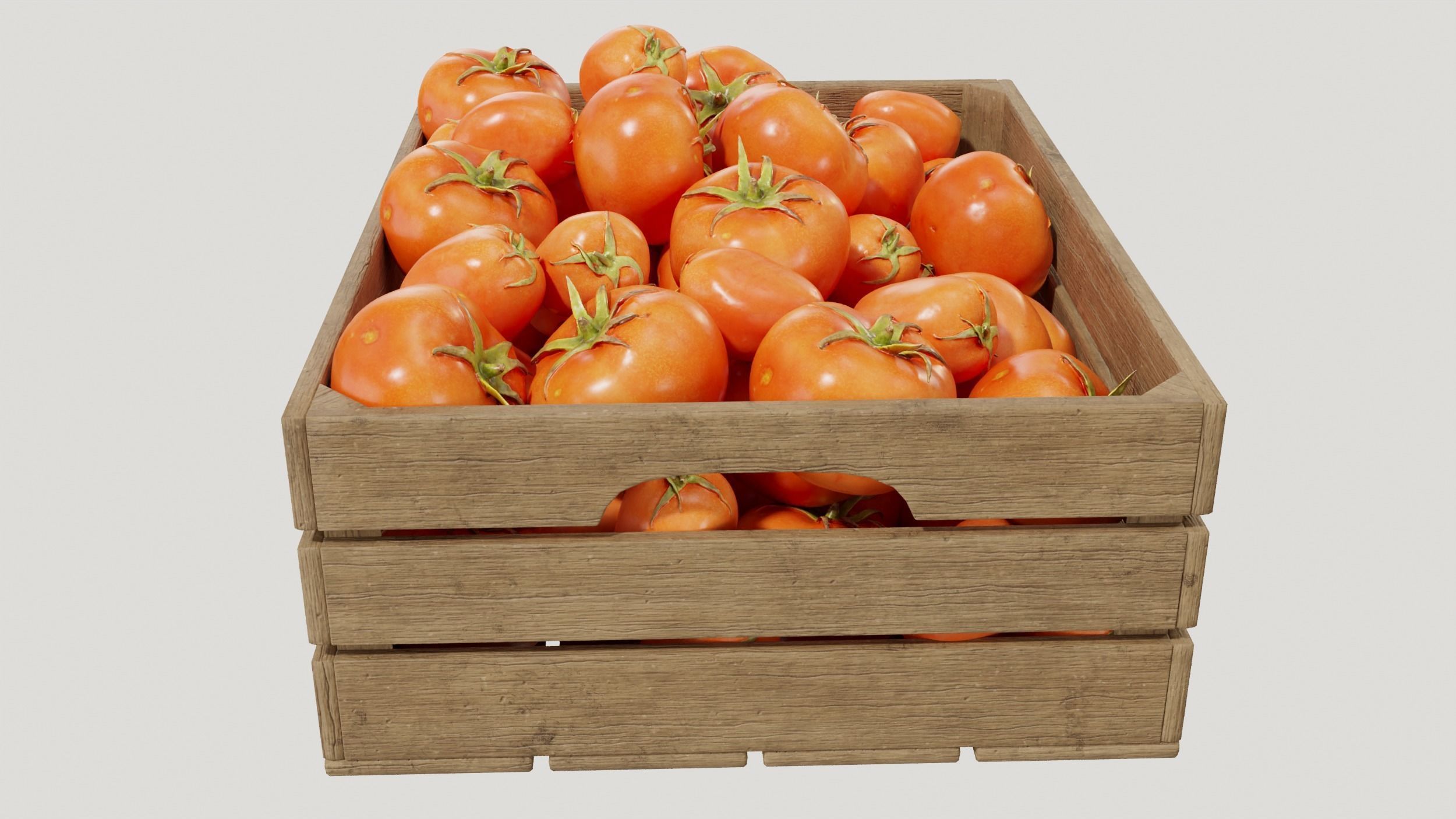tomato crates 3D model | CGTrader