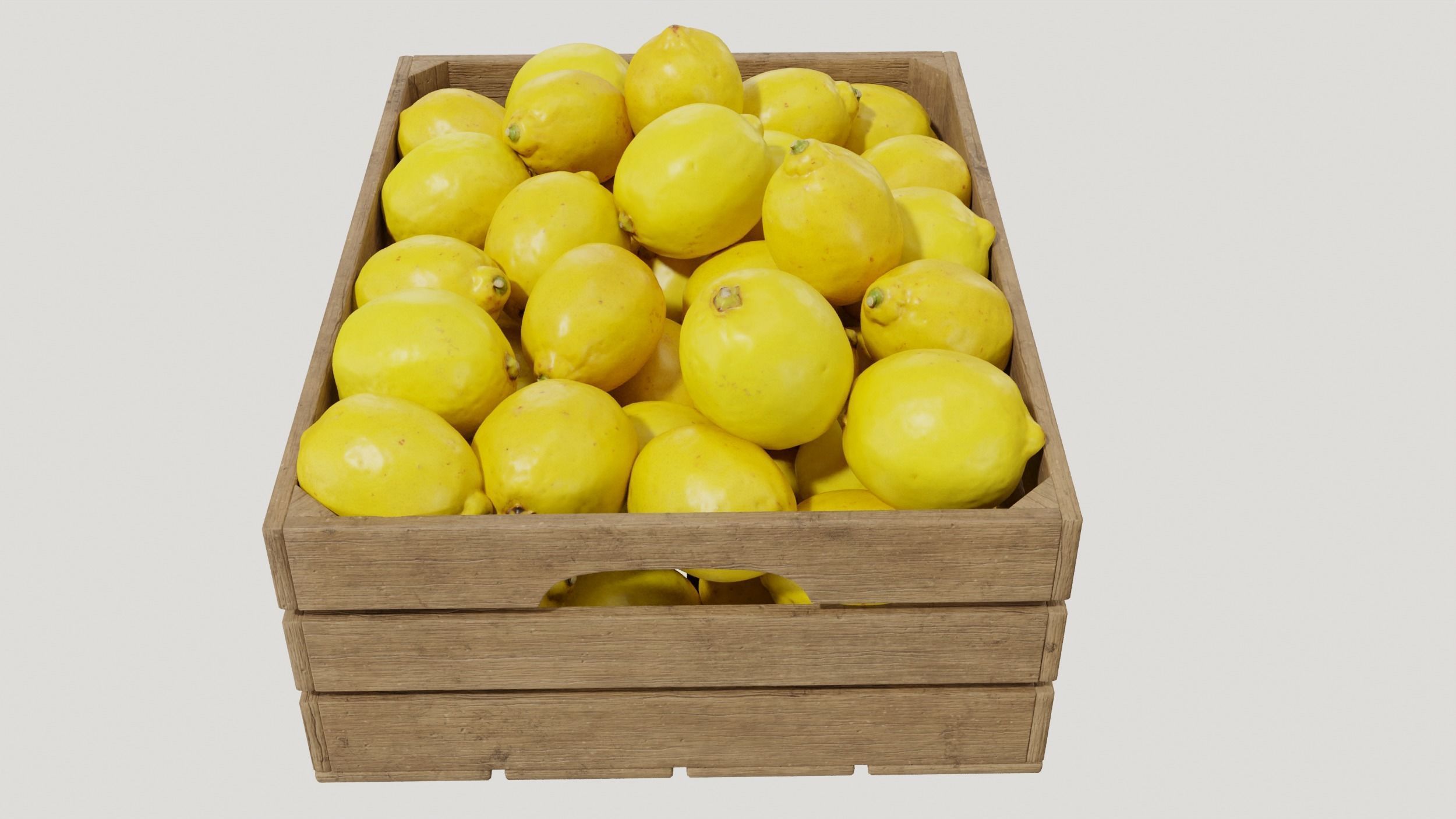 Yellow Lemon Egypt crates 3D model | CGTrader
