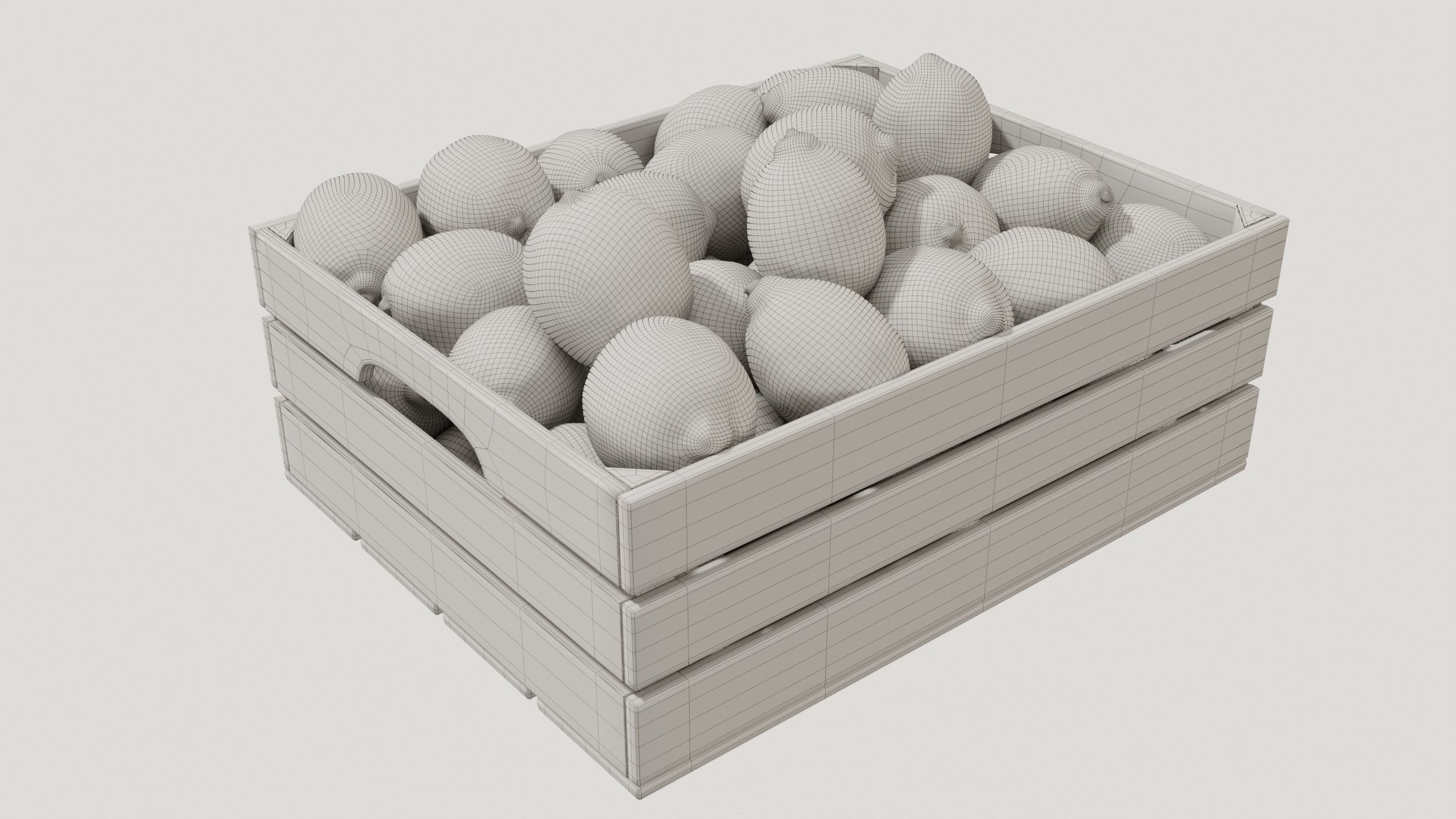 Yellow Lemon Egypt crates 3D model | CGTrader