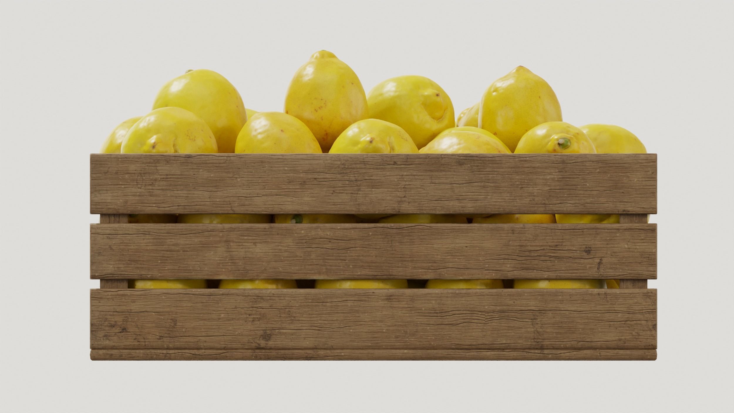 Yellow Lemon Egypt crates 3D model | CGTrader