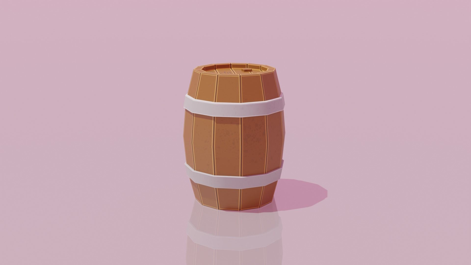 Wine Barrel free VR / AR / low-poly 3D model | CGTrader