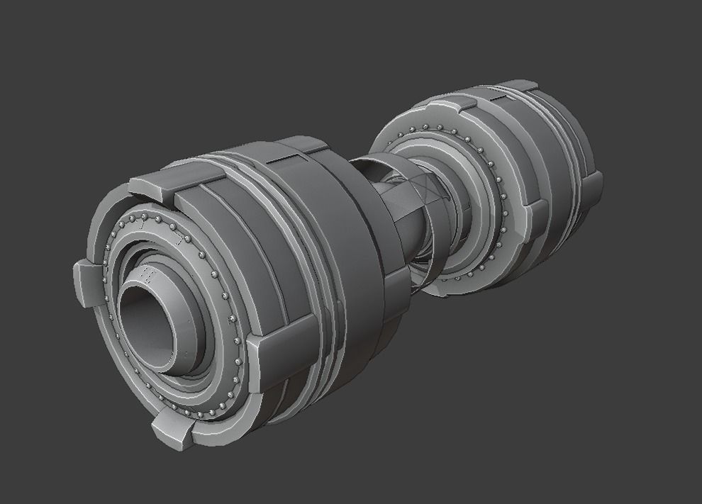 Arc T-24 Custom Bomb free VR / AR / low-poly 3D model | CGTrader