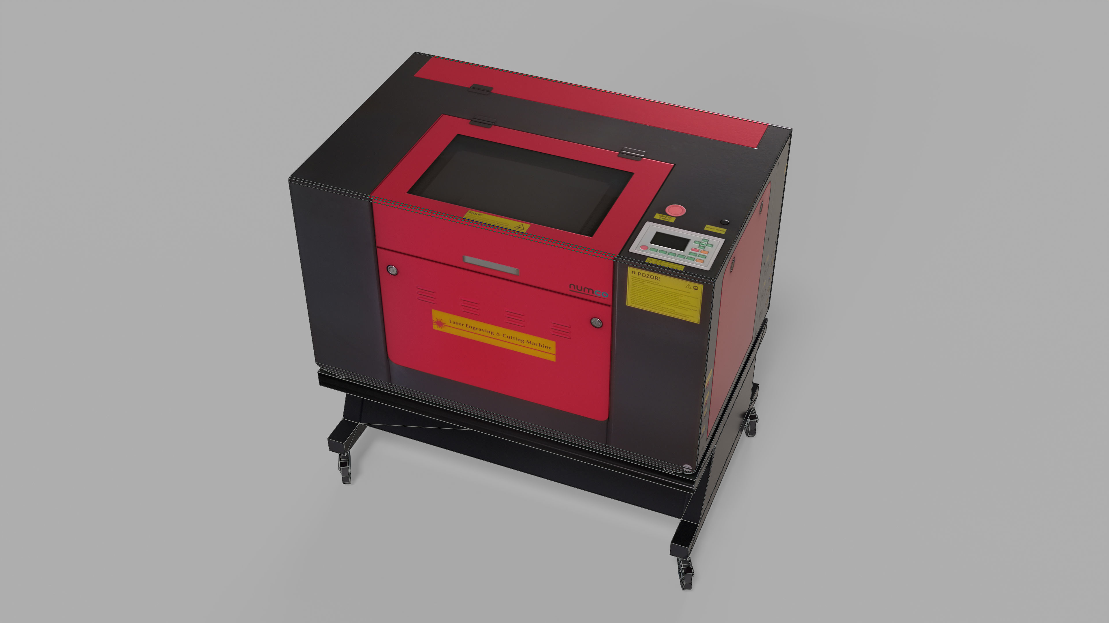 3D model CNC Laser Cutting Machine VR / AR / low-poly | CGTrader