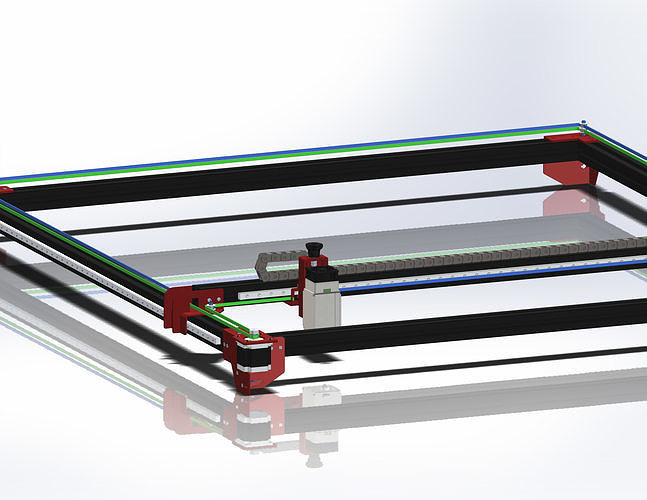 Laser cutting machine 3D model | CGTrader