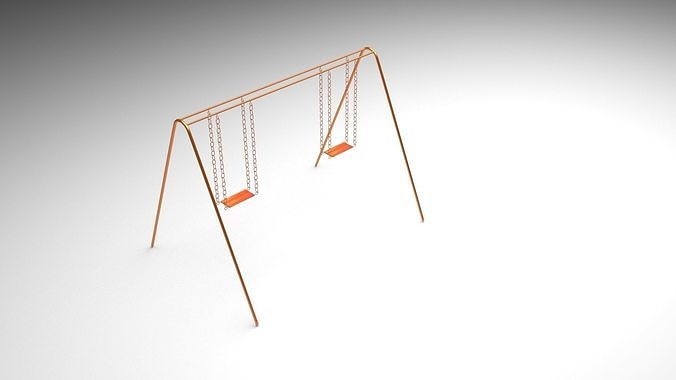 Swinging Swing 3D model animated | CGTrader