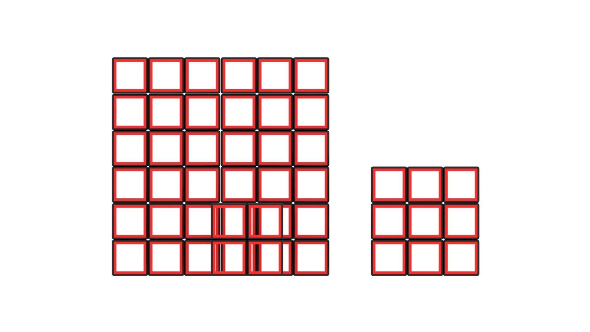 Rubiks Cubes Skeleton Collection 3D model | CGTrader