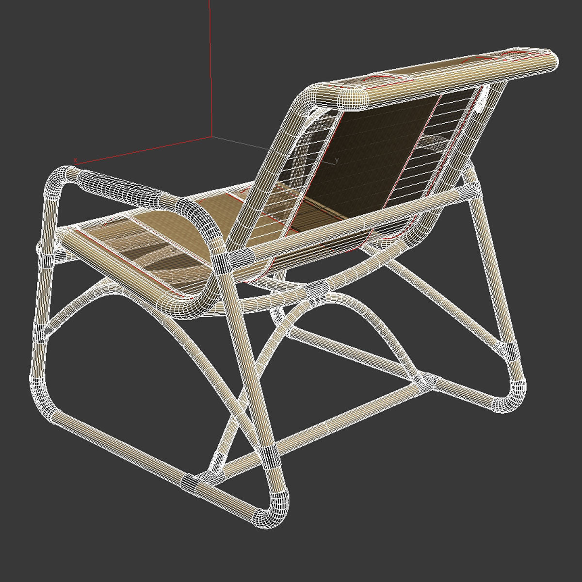 Arteriors Jax Rattan Chair 3D model | CGTrader
