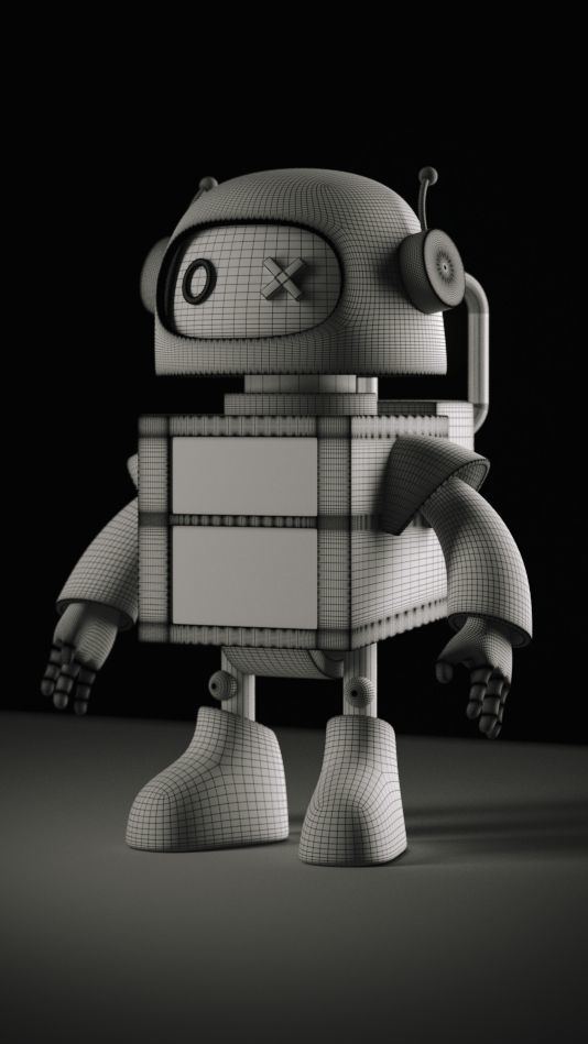 Mini Robot 3D model | CGTrader