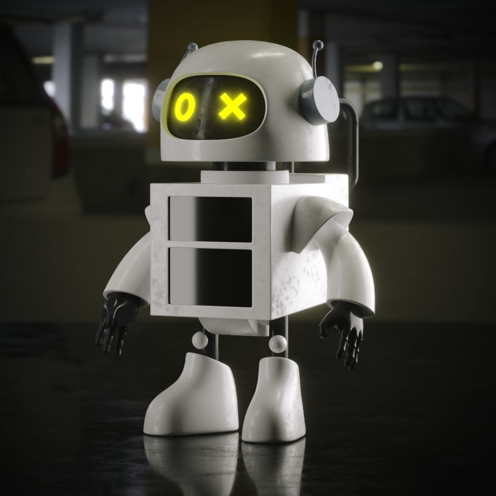 Mini Robot 3D model | CGTrader