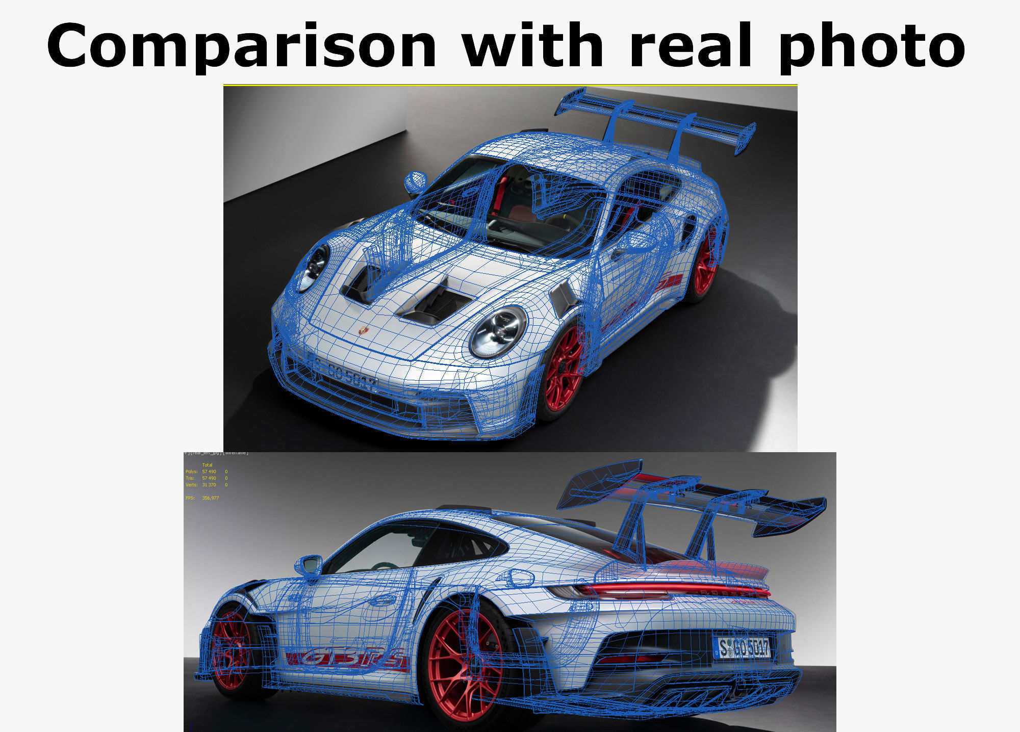Porsche 911 GT3 RS 992 2023 3D model | CGTrader