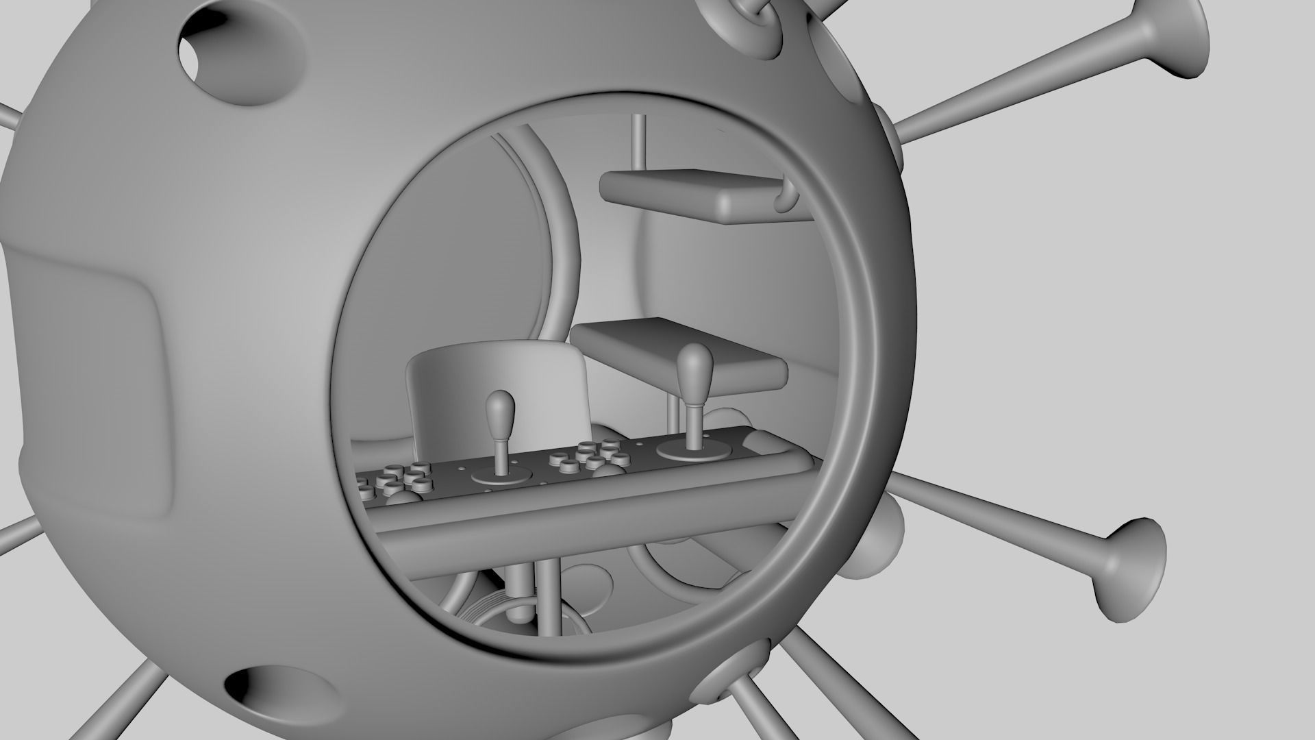 Corona Spaceship 3D model | CGTrader