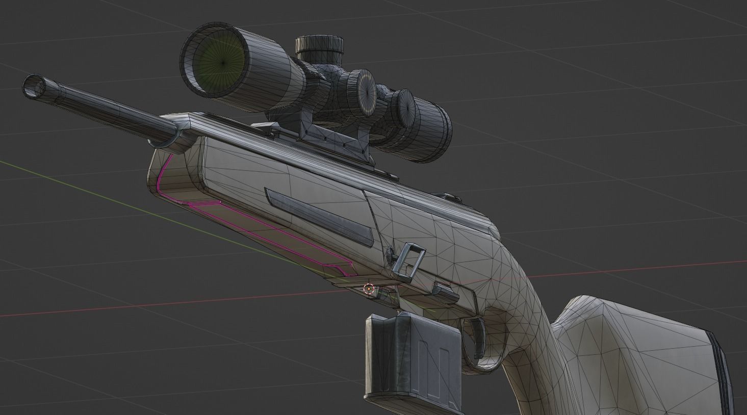 3D model Steyr Scout Sniper Rifle VR / AR / low-poly rigged | CGTrader