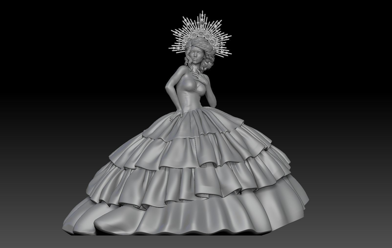 CATRINA HALLOWEEN 1 3D model 3D printable | CGTrader