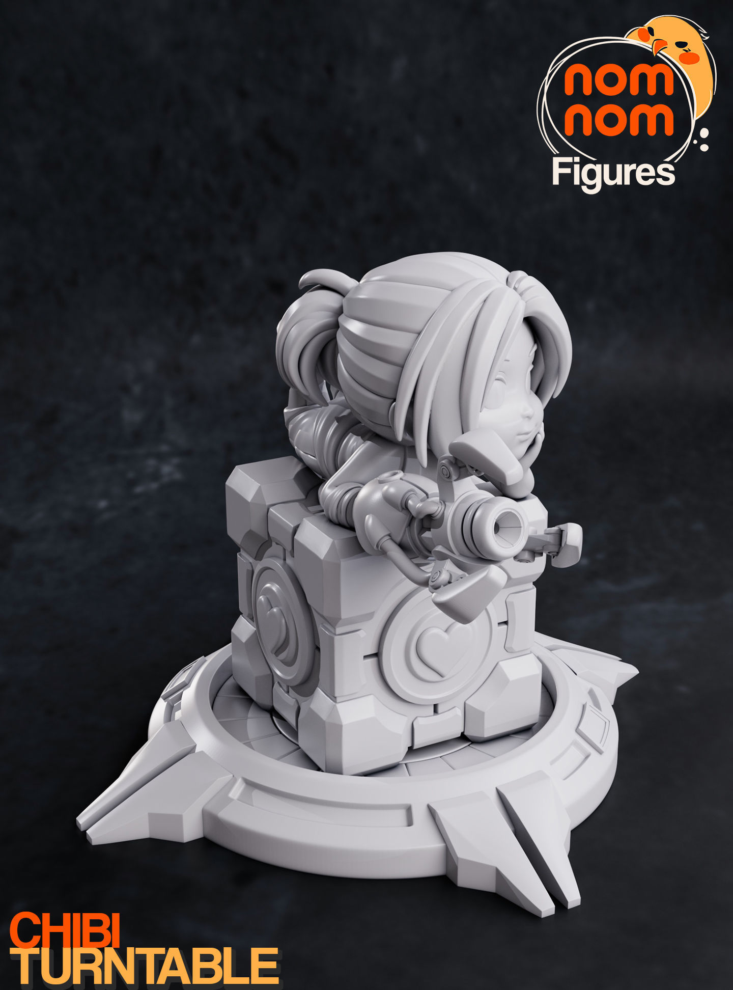 Chibi Chell - Portal 3D model 3D printable | CGTrader