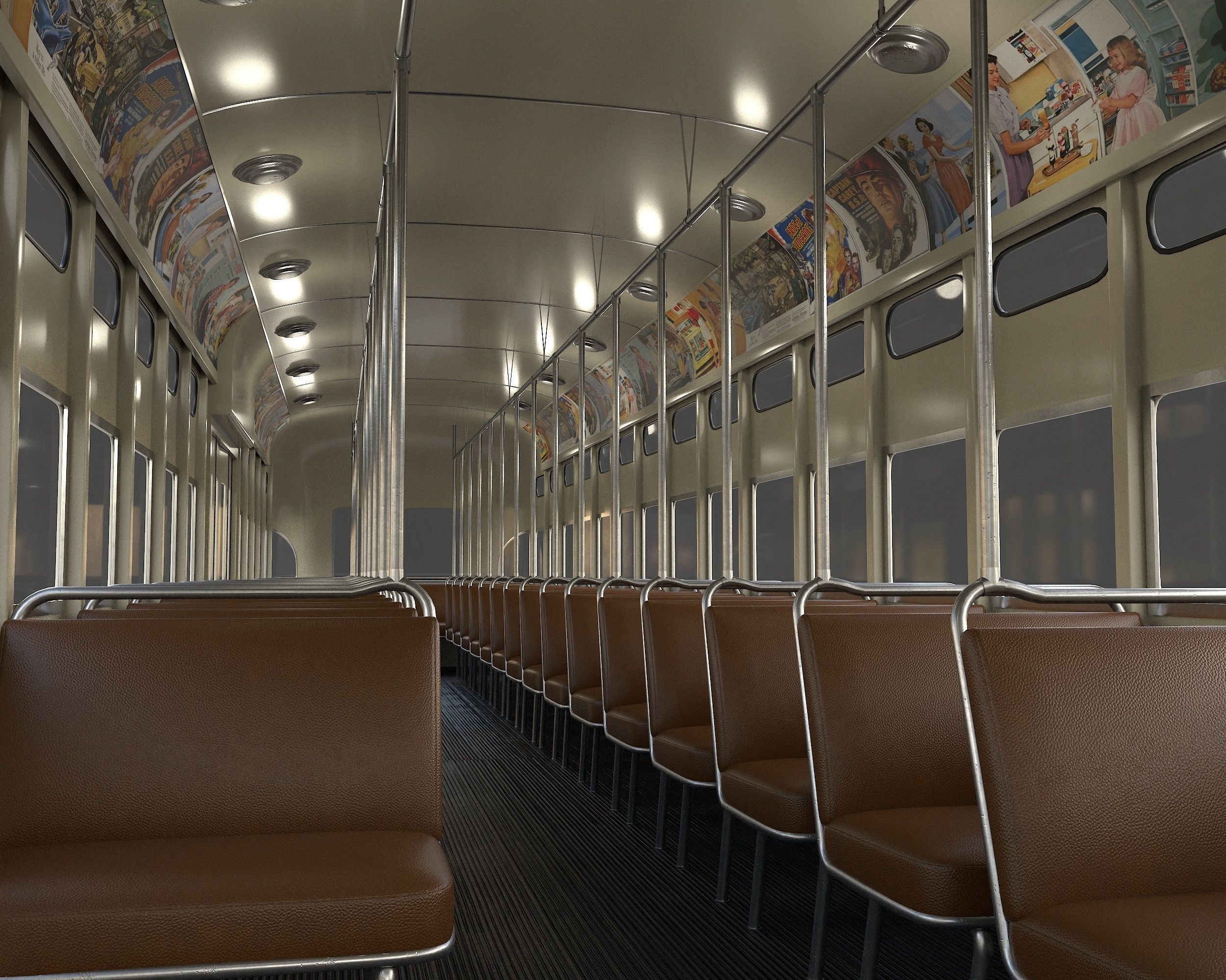 PCC Trolley Car Municipal Retro Railway 3D model | CGTrader