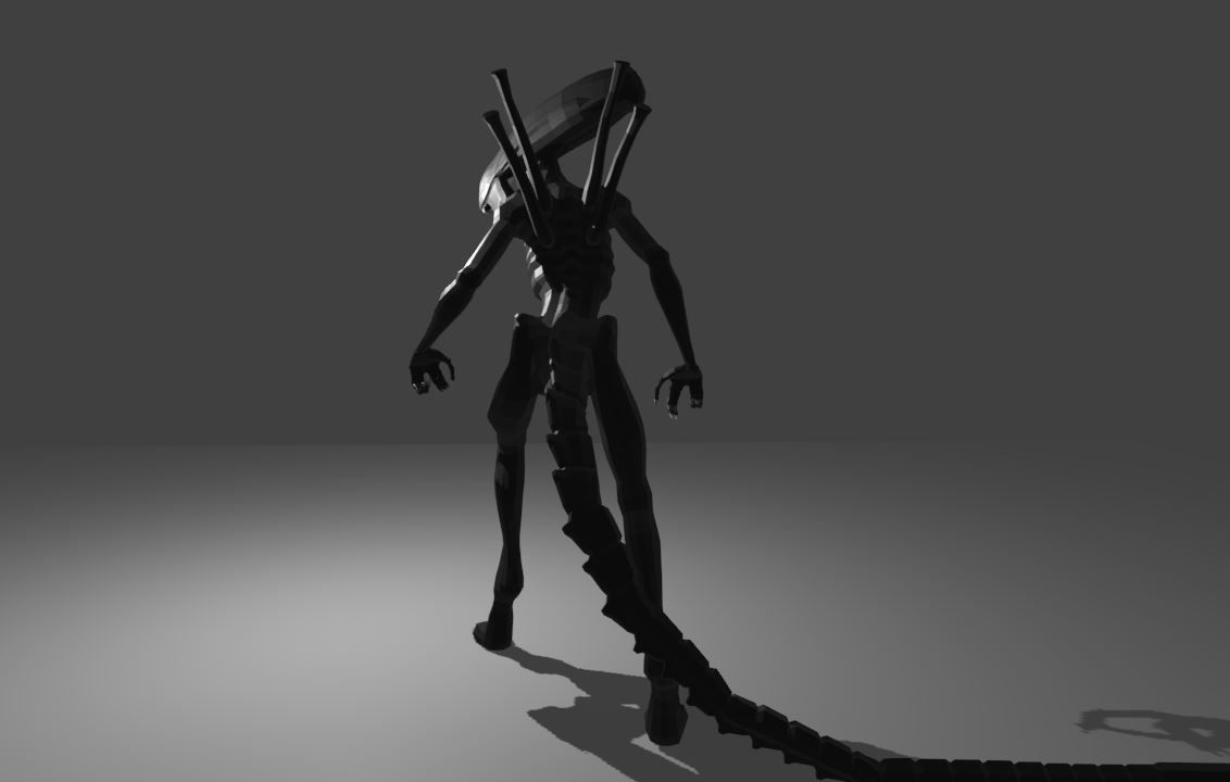Xenomorph Alien LowPoly free VR / AR / low-poly 3D model | CGTrader