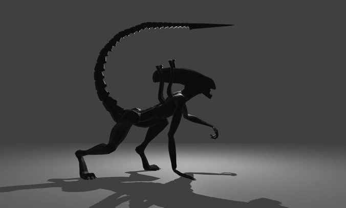 Xenomorph Alien LowPoly free VR / AR / low-poly 3D model | CGTrader
