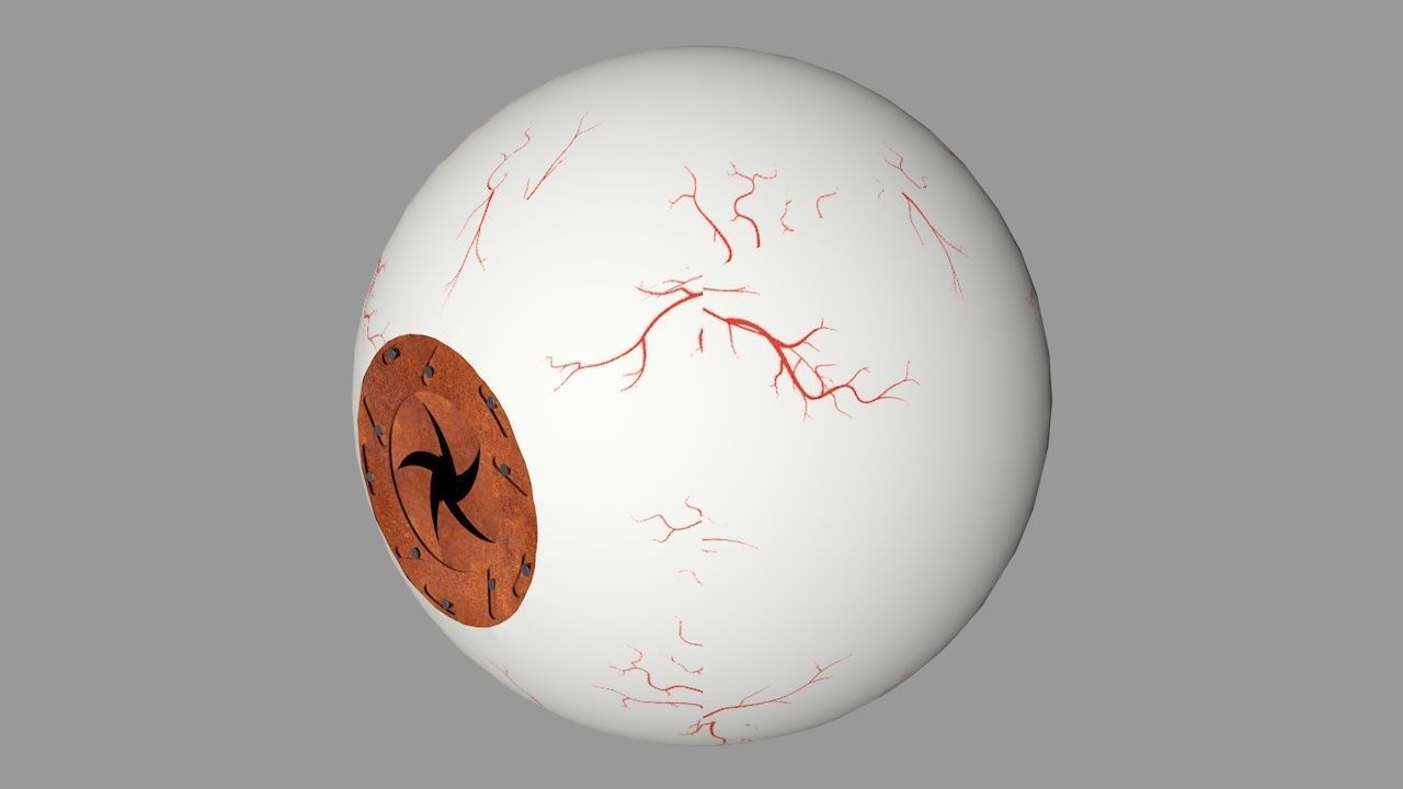 Eyeball with mechanical iris 3D model | CGTrader