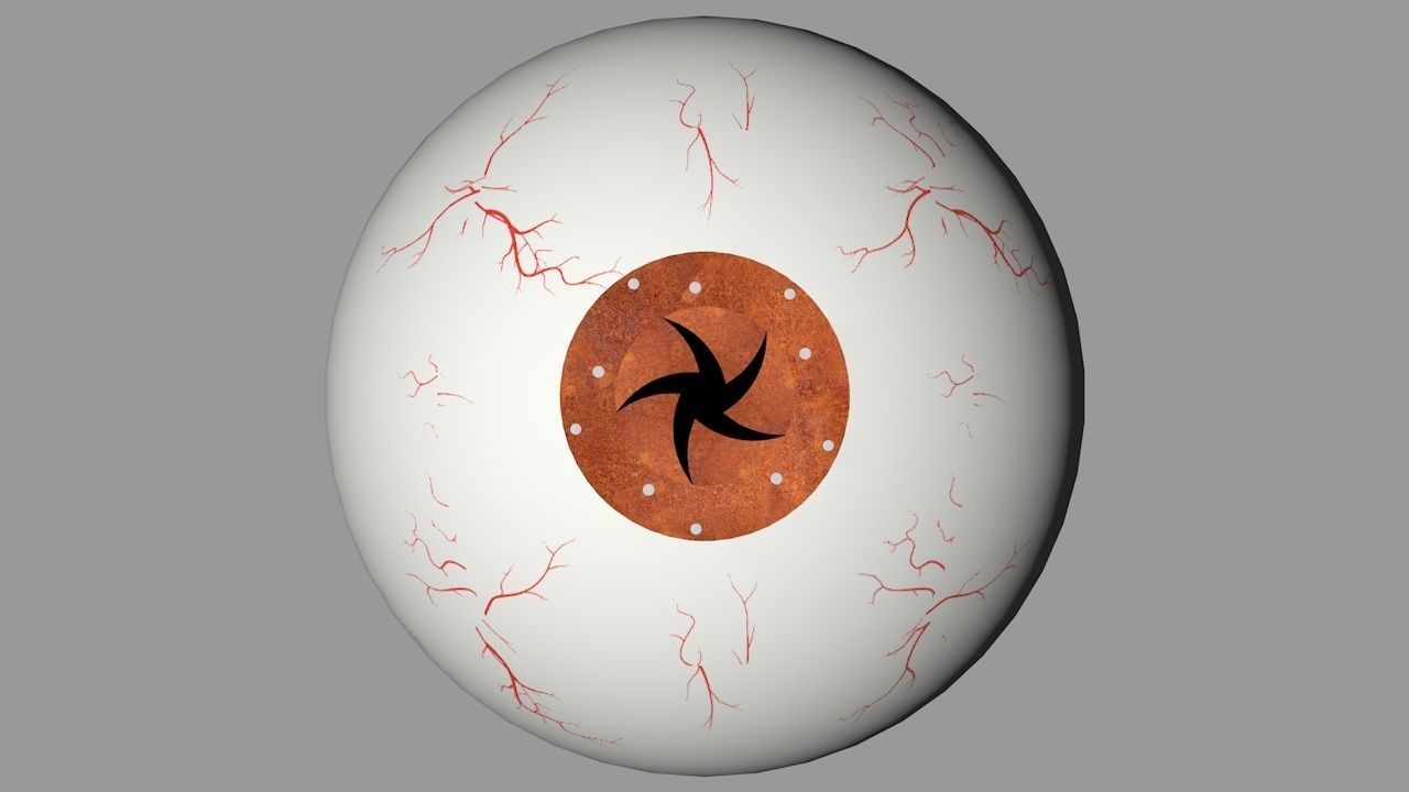 Eyeball with mechanical iris 3D model | CGTrader
