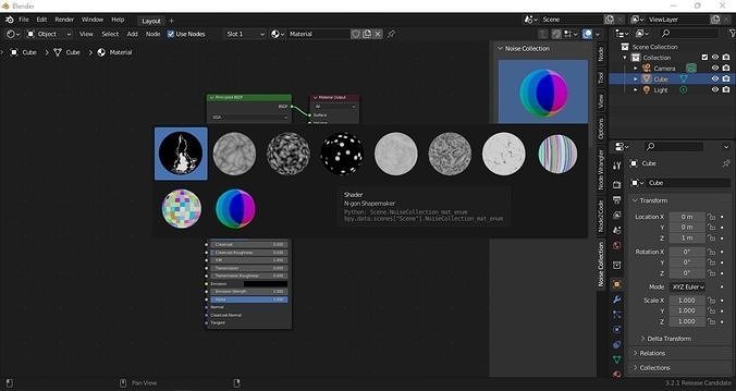 Noise Collection blender addon free 3D model | CGTrader
