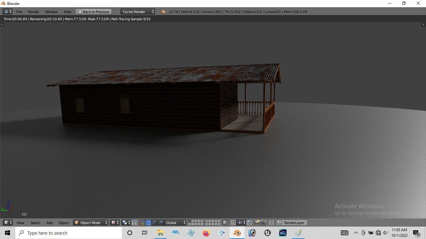 3D model Rumah kayu 003-004 VR / AR / low-poly | CGTrader