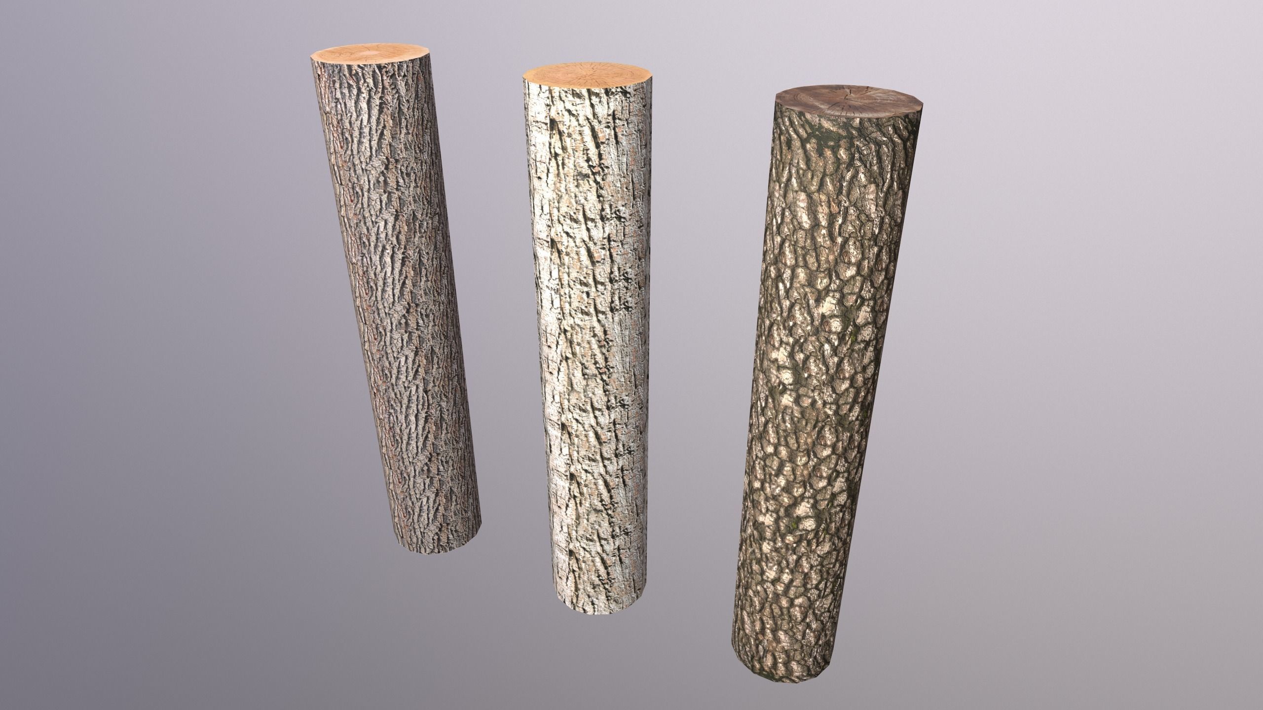 Wooden logs free VR / AR / low-poly 3D model | CGTrader