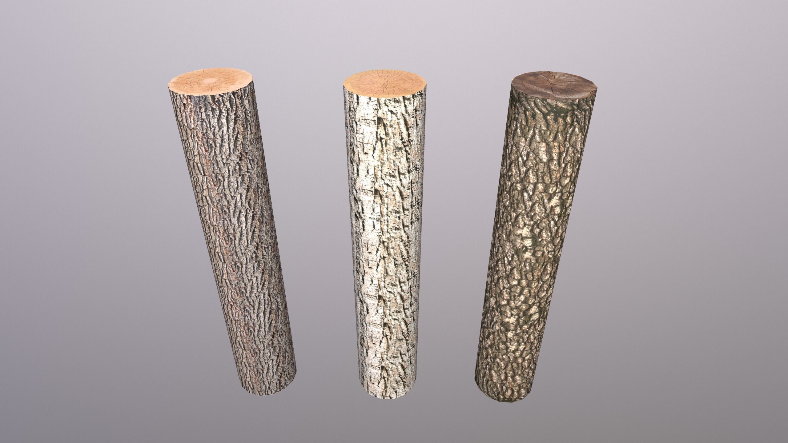 Wooden logs free VR / AR / low-poly 3D model | CGTrader
