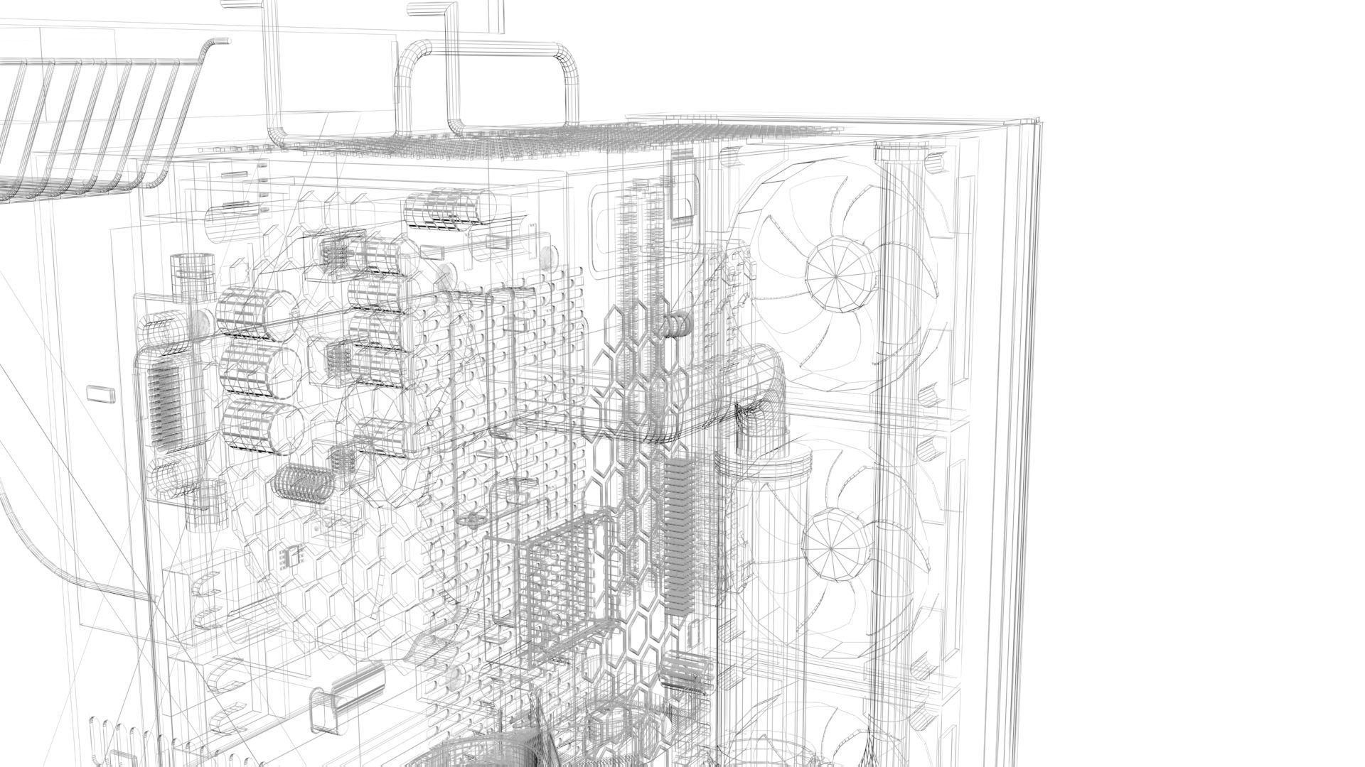 Gaming Computers Set 3D model | CGTrader