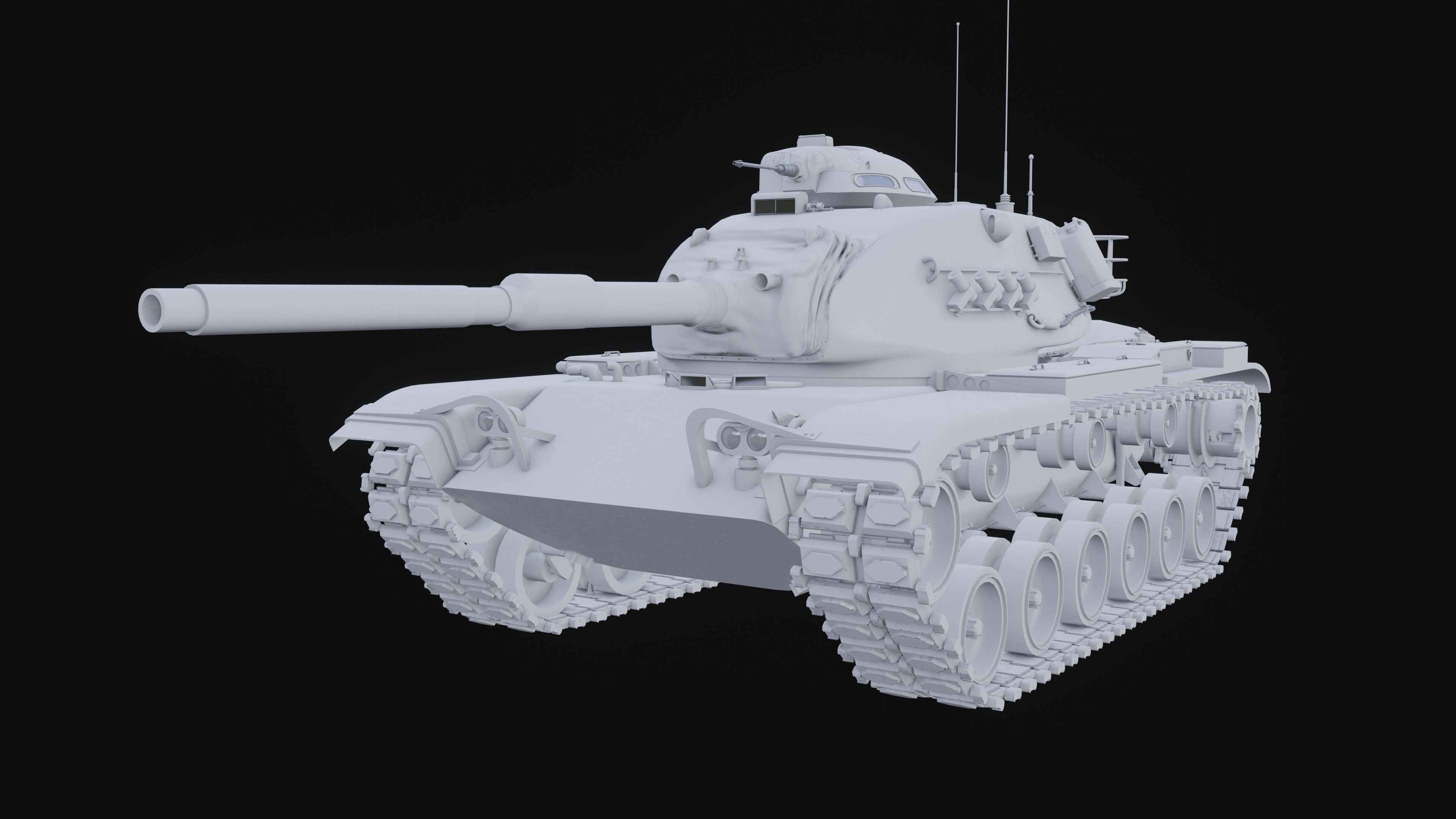M60A3 Patton - Desert Camo 3D model | CGTrader