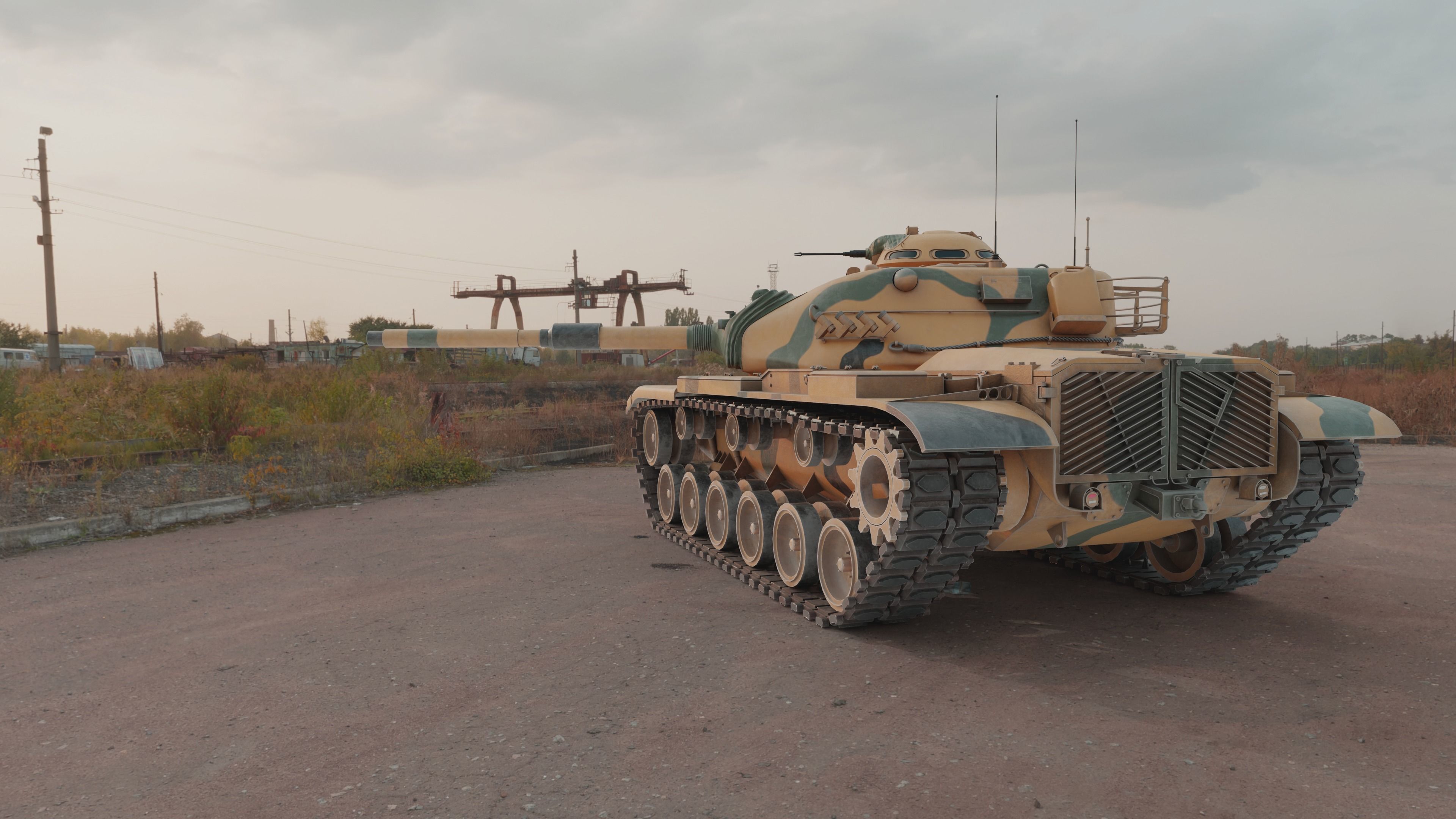 M60A3 Patton - Desert Camo 3D model | CGTrader