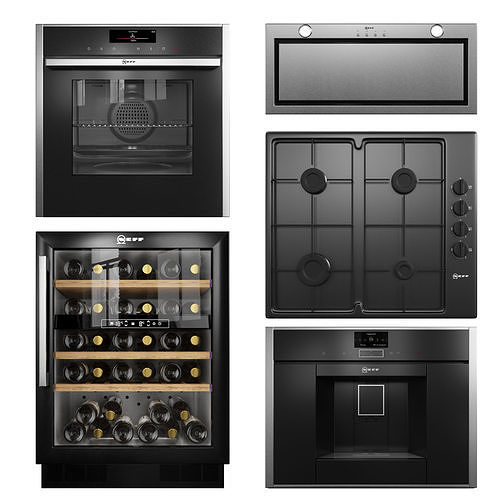 NEFF appliance collection 3D model | CGTrader