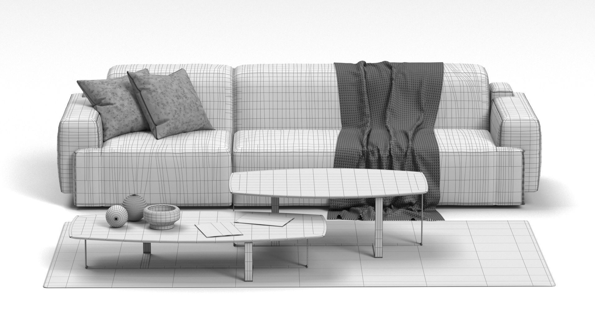 Natuzzi Iago 3D model | CGTrader