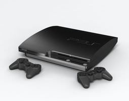 Xbox360 Slim 3D Model MAX 3DS DXF | CGTrader.com