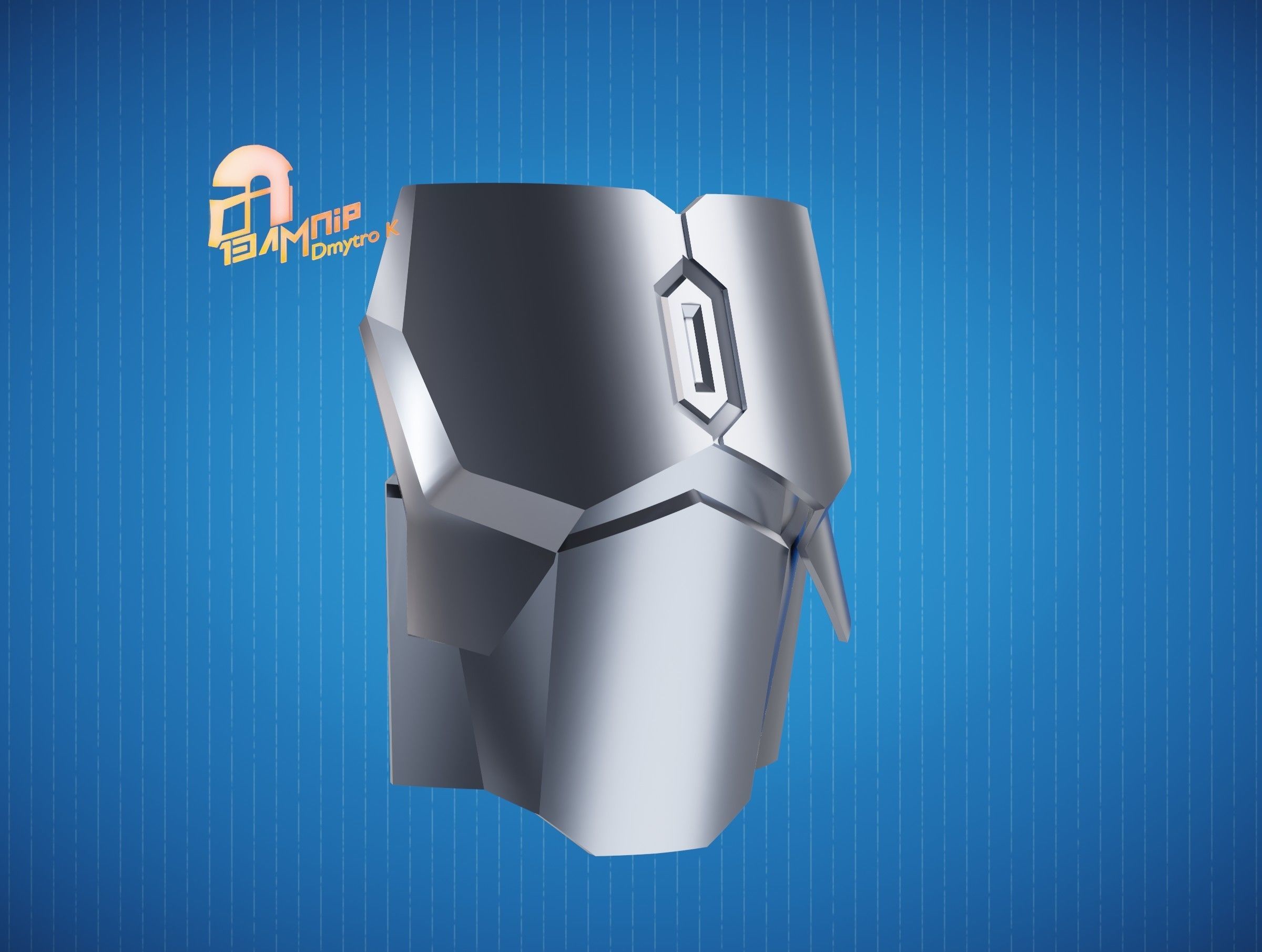 Custom Mandalorian Chest Armor 3D model 3D printable | CGTrader
