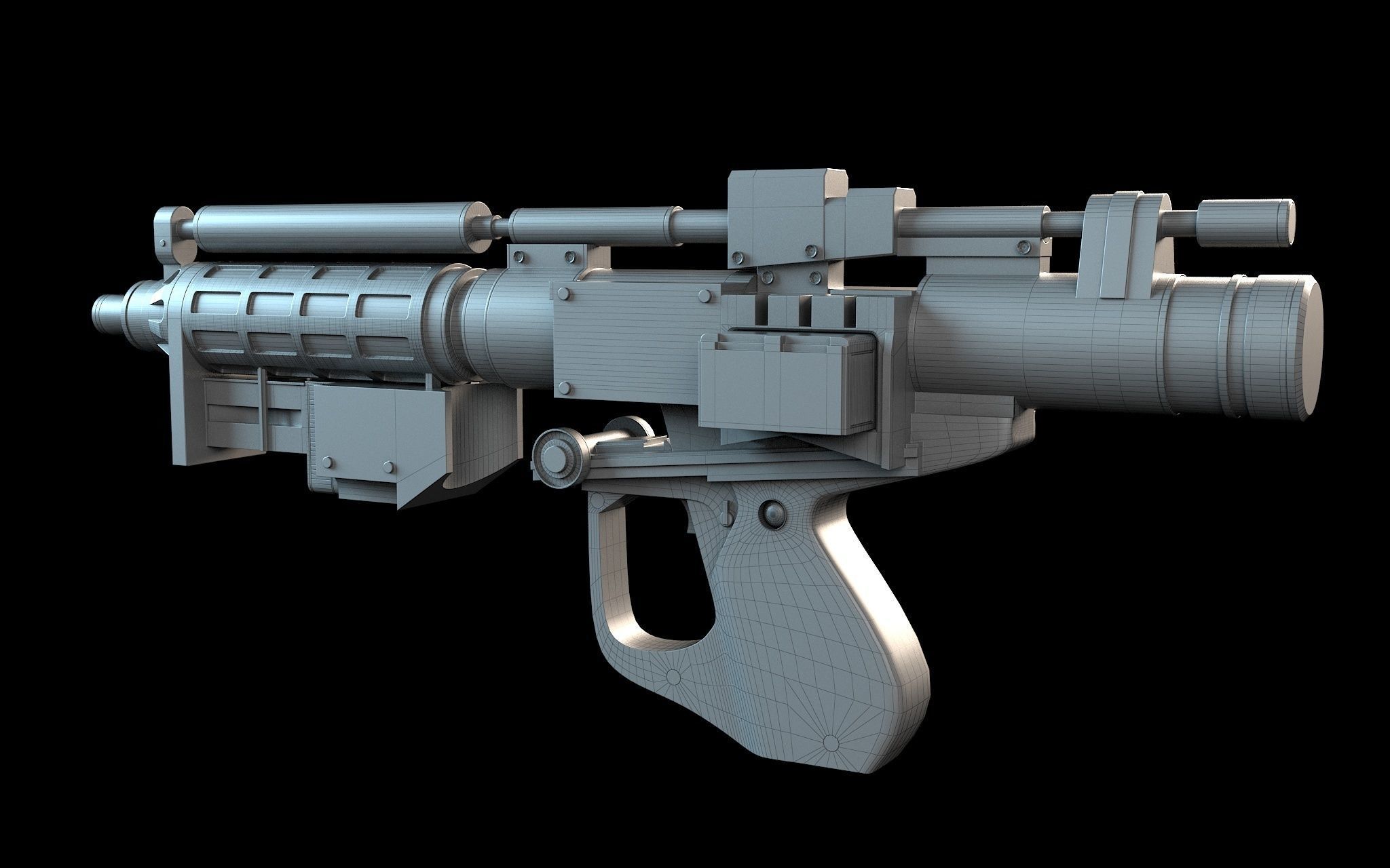 E5 Blaster Rifle Star Wars 3D model | CGTrader