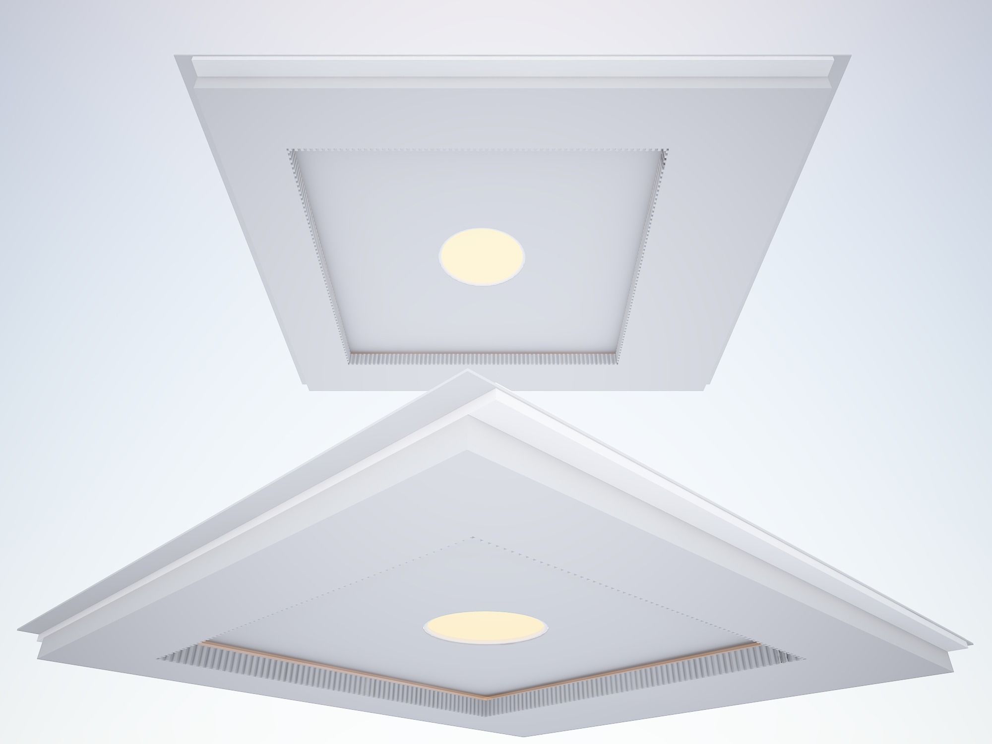 3D model false ceiling VR / AR / low-poly | CGTrader