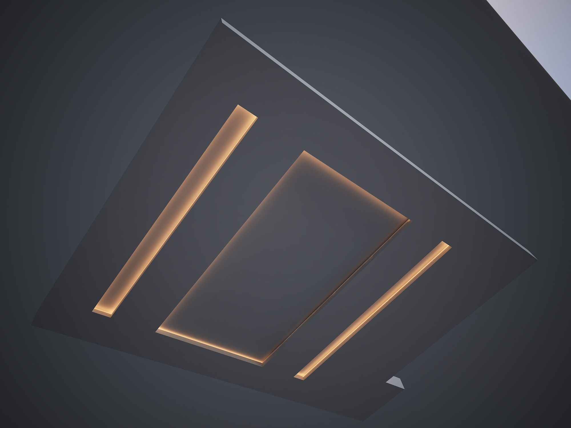 3D model false ceiling VR / AR / low-poly | CGTrader