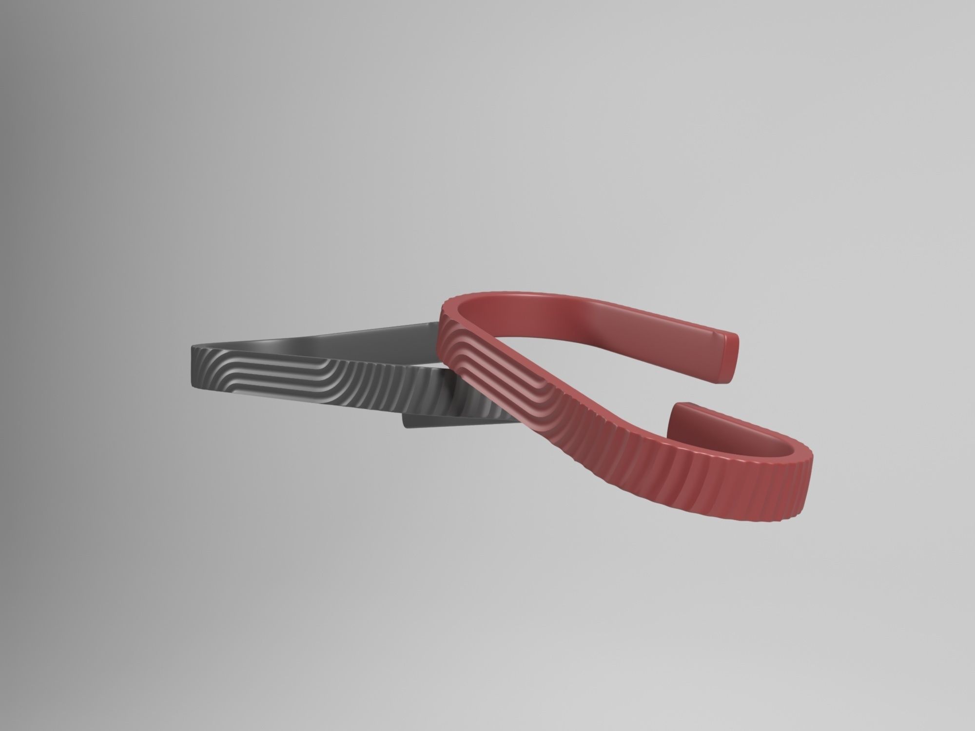 Wristband pair of wristbands 3D model | CGTrader