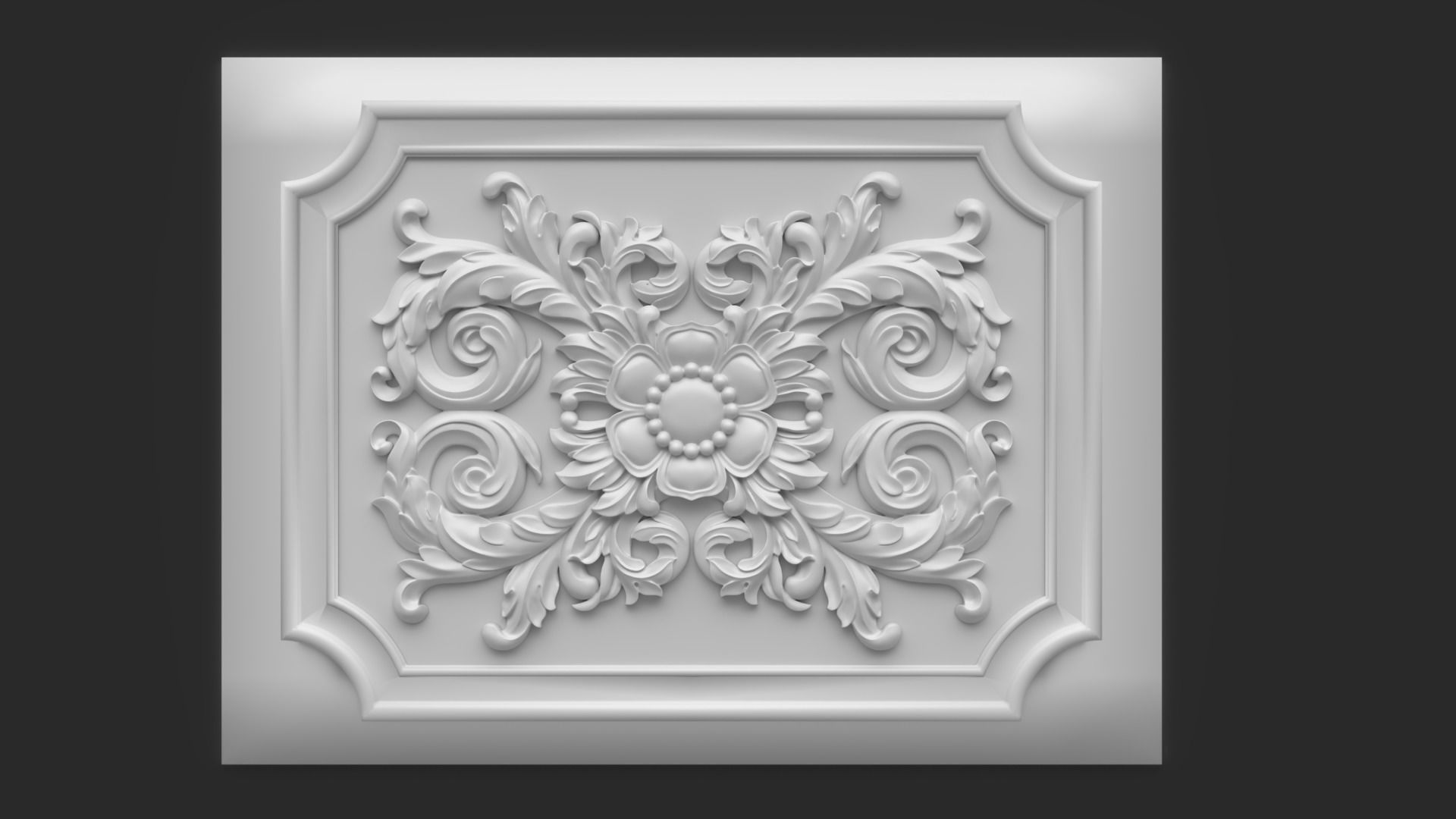 CNC Wall Panel Sculpted Ornament vol 2 3D model 3D printable | CGTrader