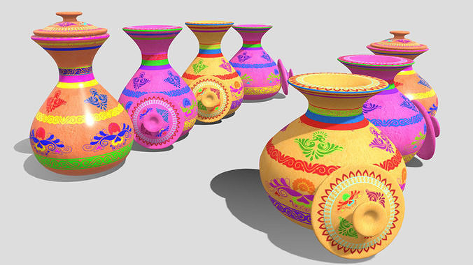 soil water pot design 3D model | CGTrader