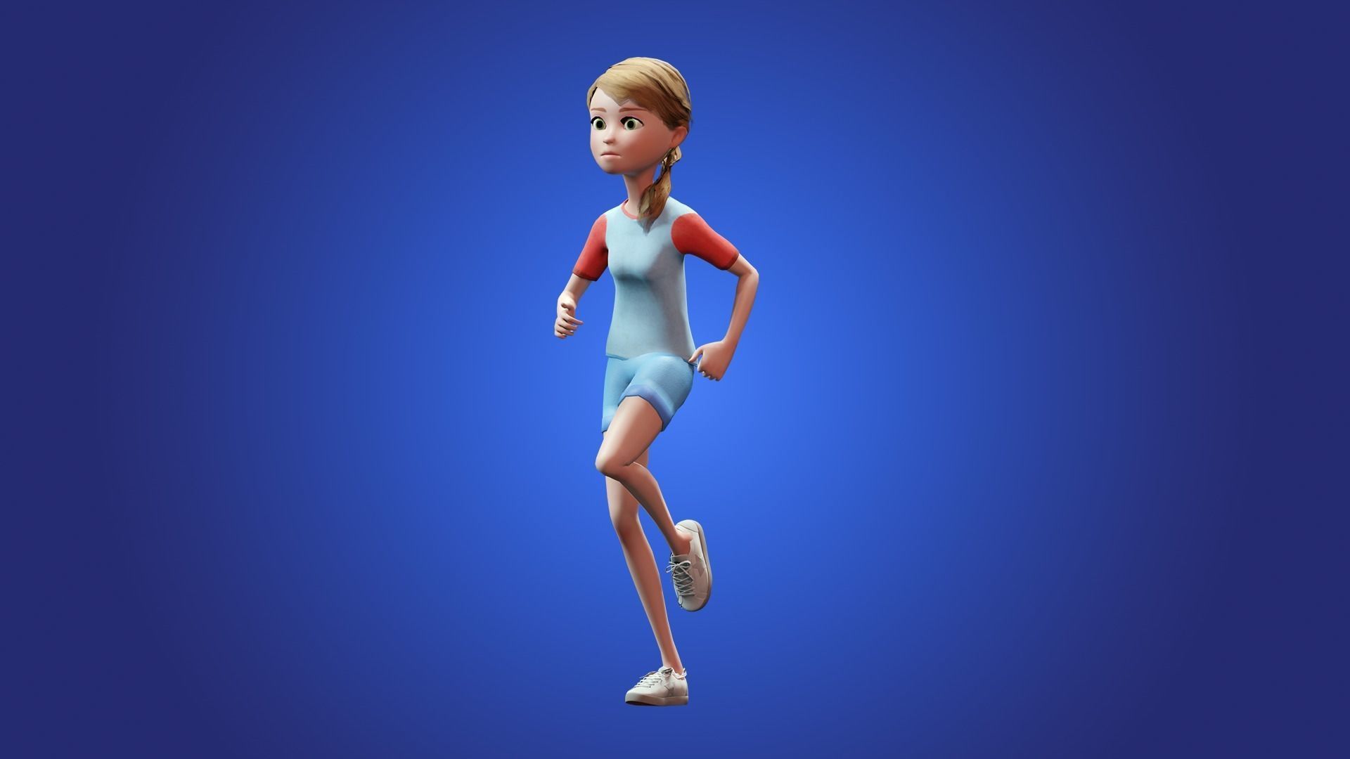 3D model Emma and lucas Cartoon character with control Rig Low-poly VR ...