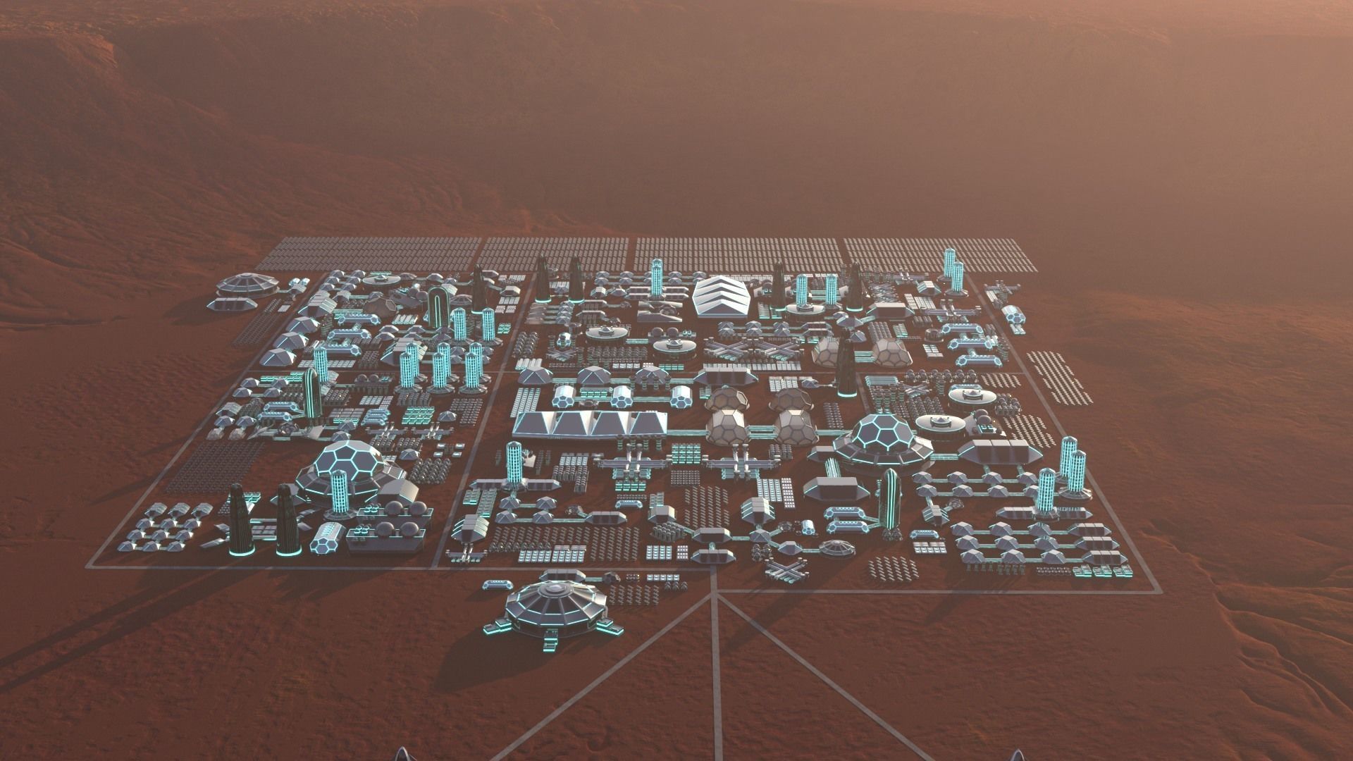 Martian Base 3D model | CGTrader