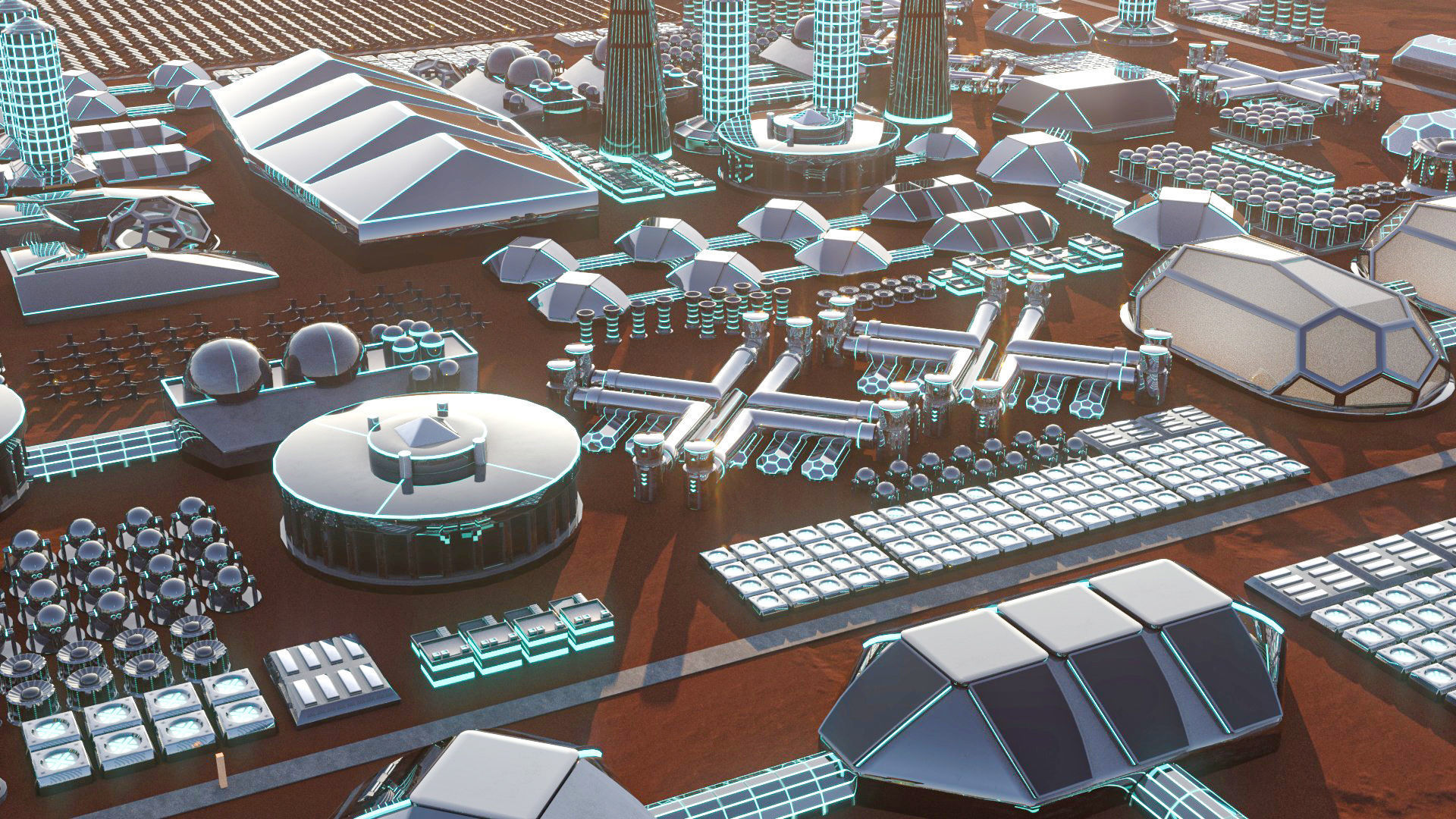 Martian Base 3D model | CGTrader