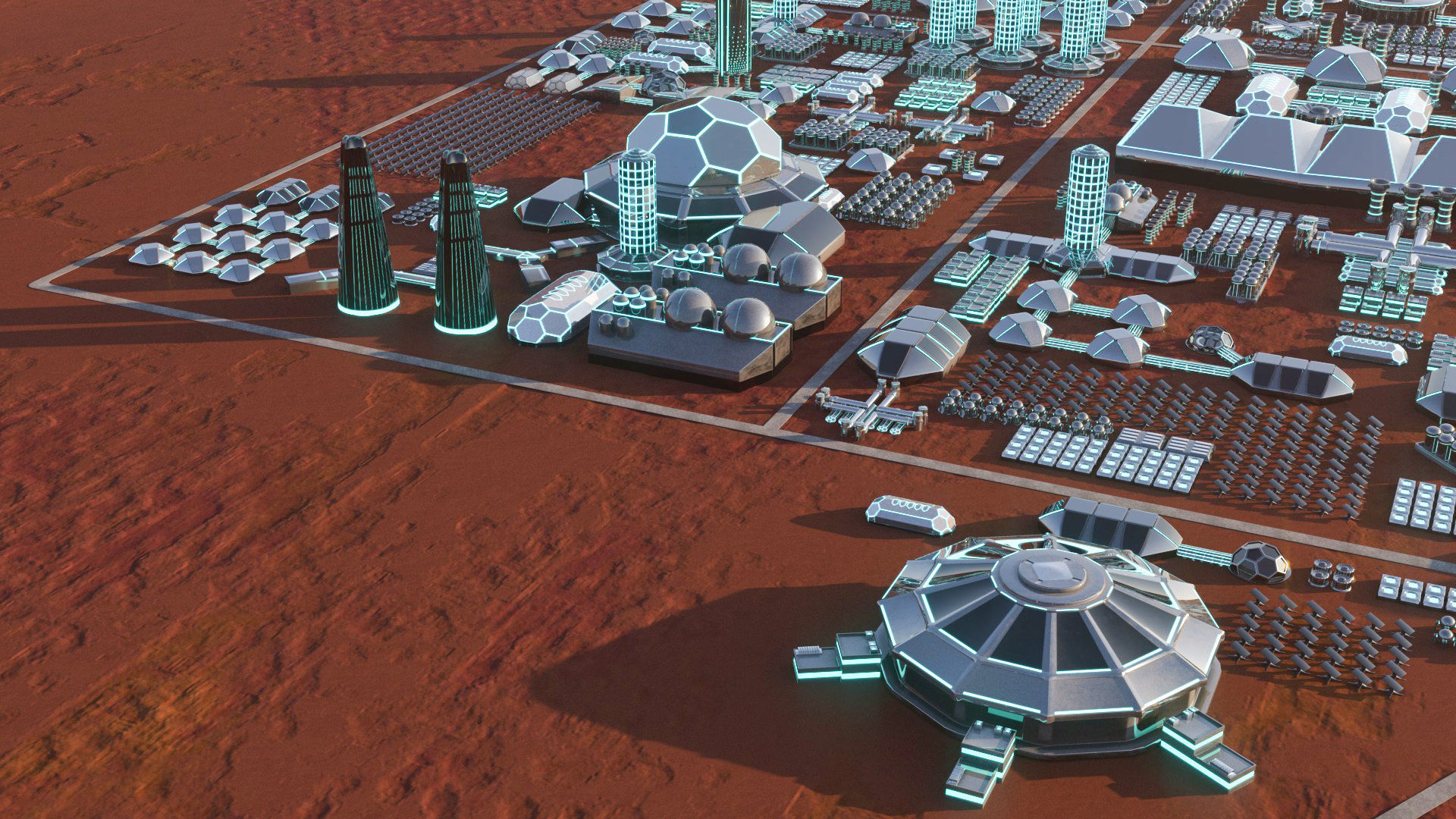 Martian Base 3D model | CGTrader