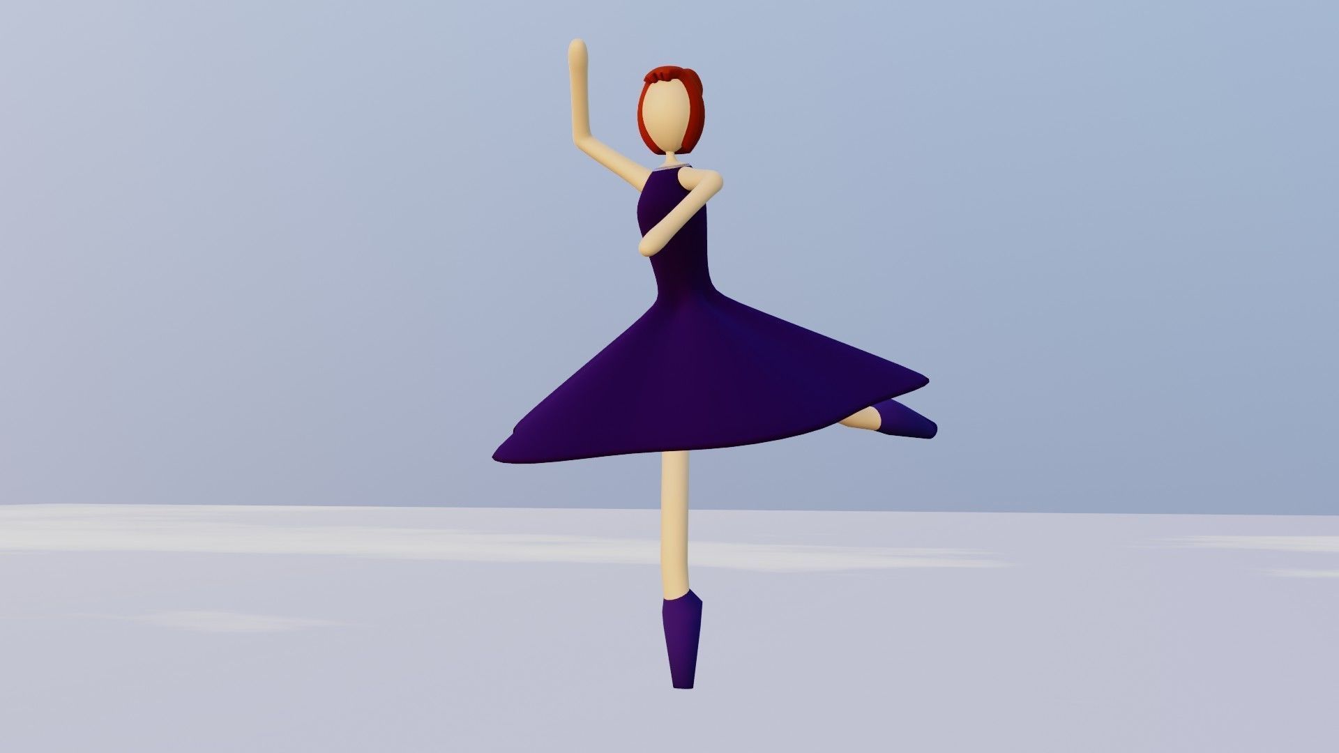 Ballerina im Sprung Dancer Ballet 3D model | CGTrader