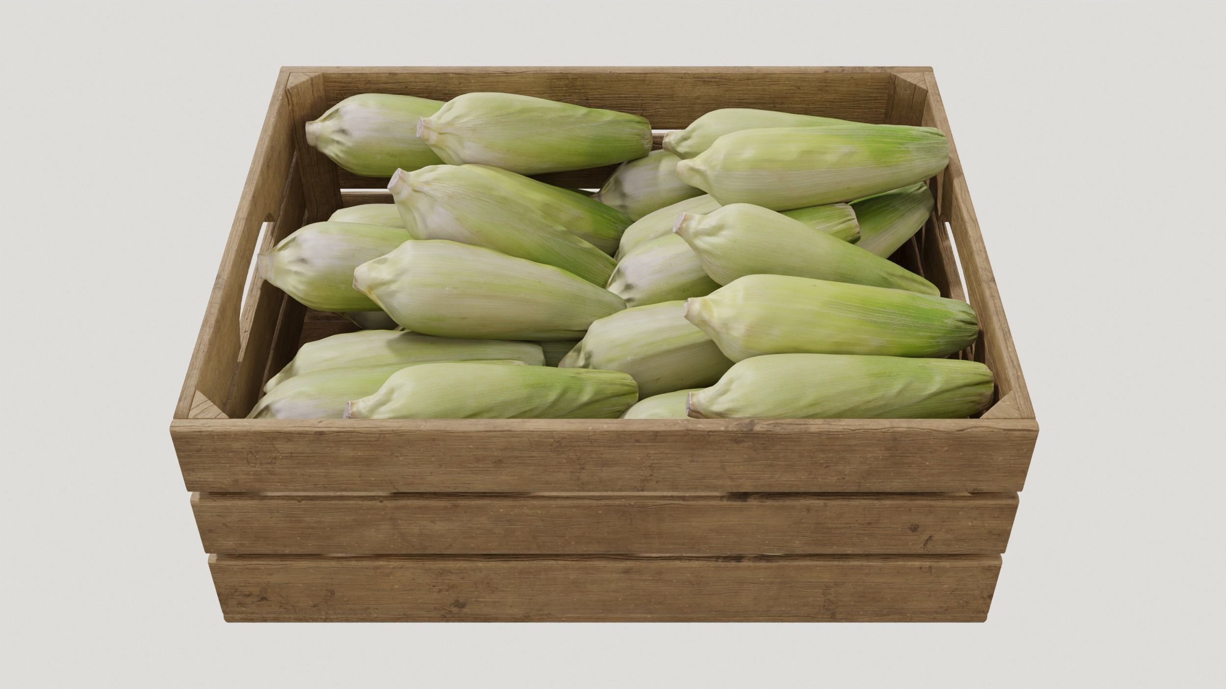 corn crates 3D model | CGTrader
